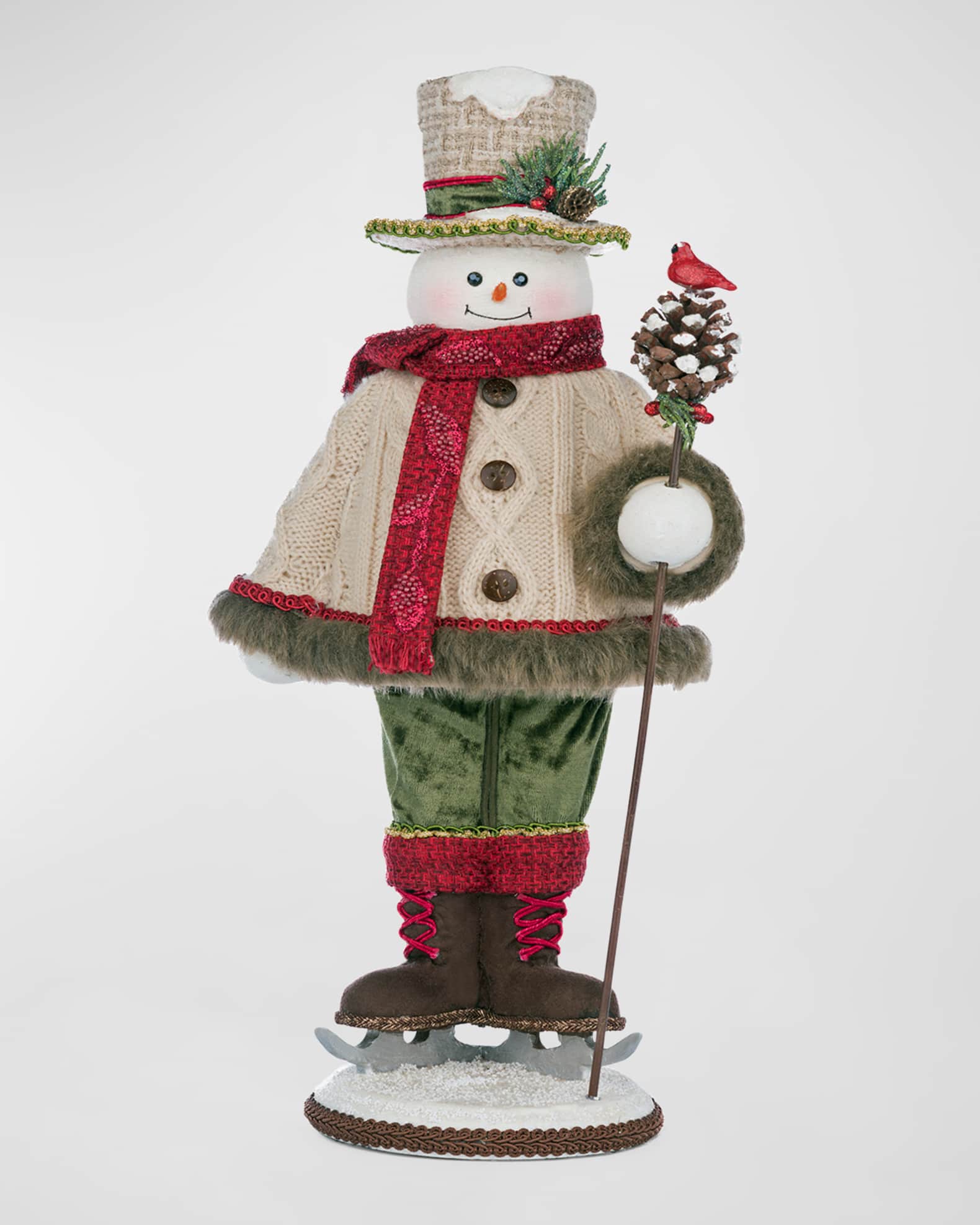 Katherine's Collection Frosty Snowfield Snowman Tabletop Figure ...