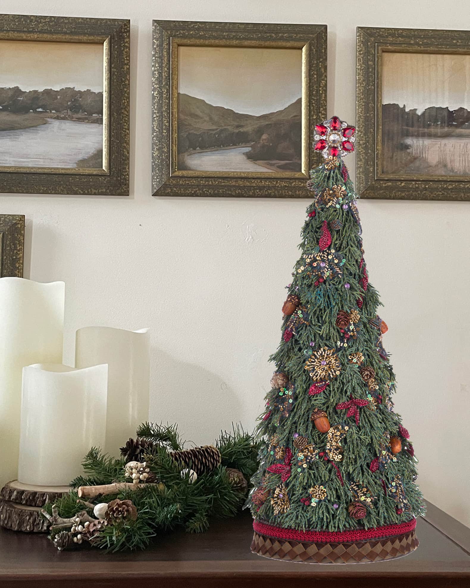 Katherine's Collection North Country Tabletop Tree, 20" | Neiman Marcus