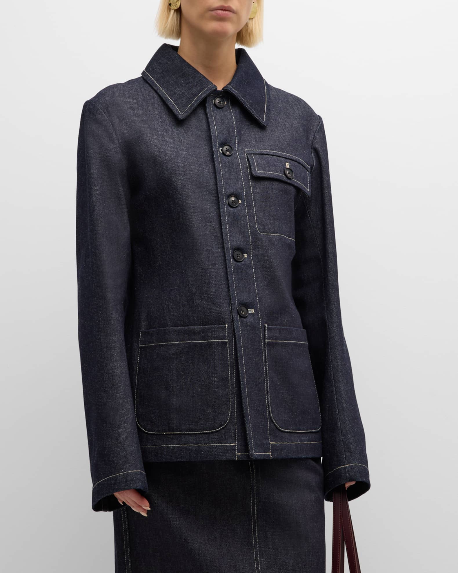 Co Denim Workwear Jacket | Neiman Marcus