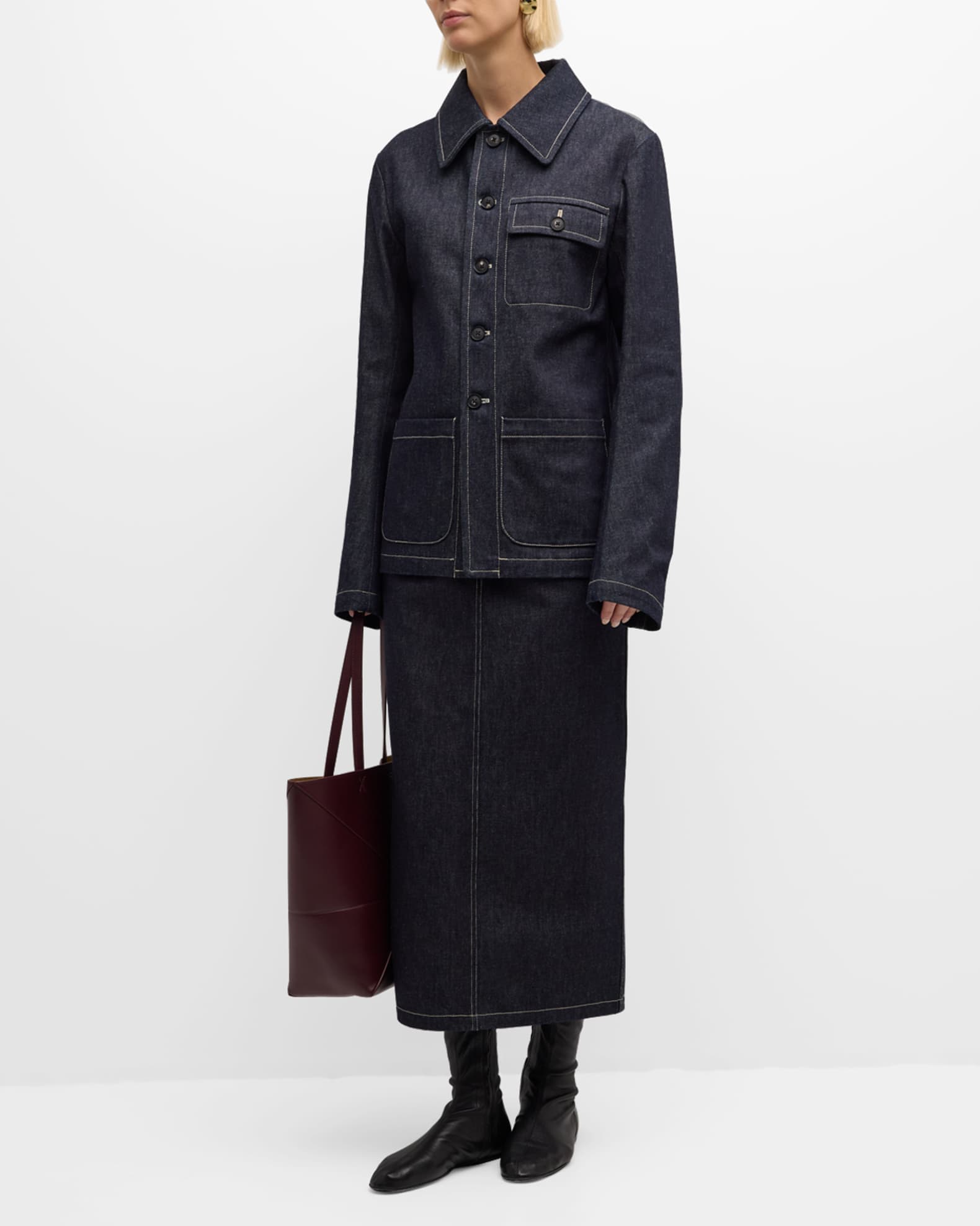 Co Denim Workwear Jacket | Neiman Marcus