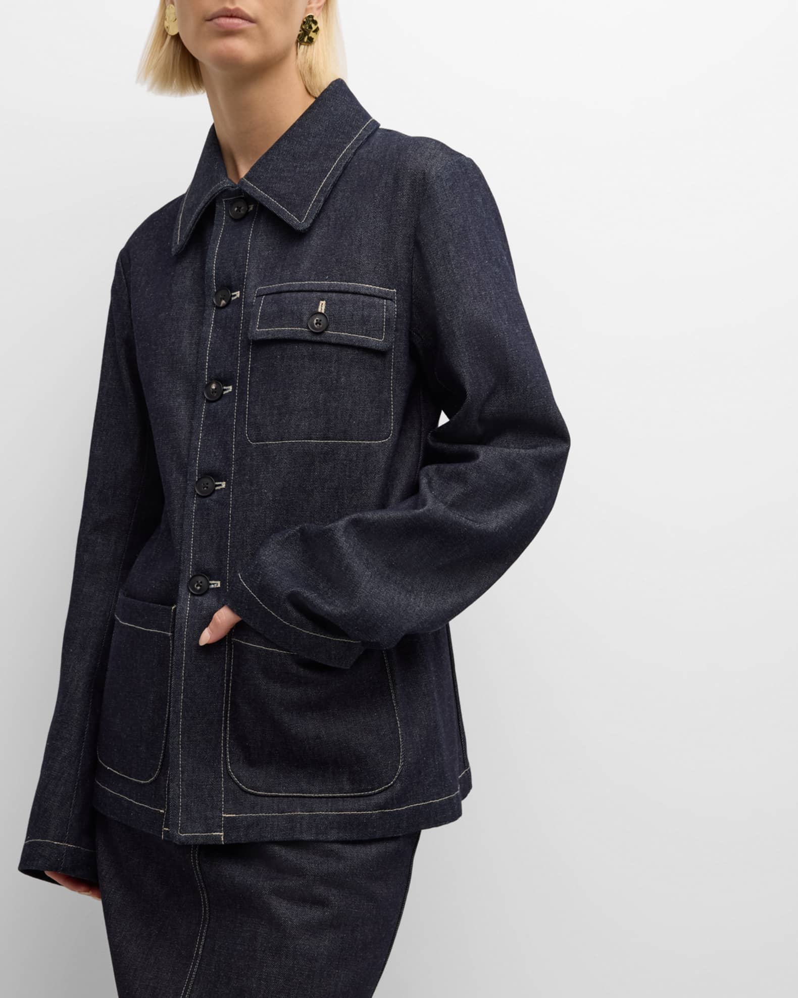 Co Denim Workwear Jacket | Neiman Marcus