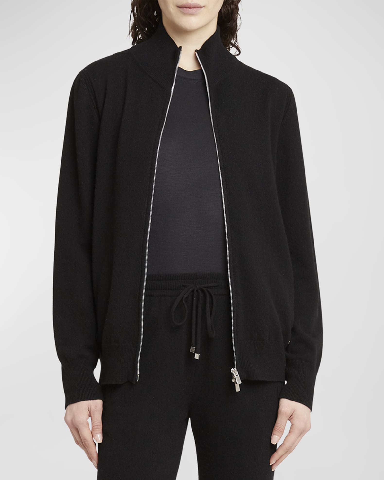 Kiton Cashmere Knit Zip Jacket | Neiman Marcus