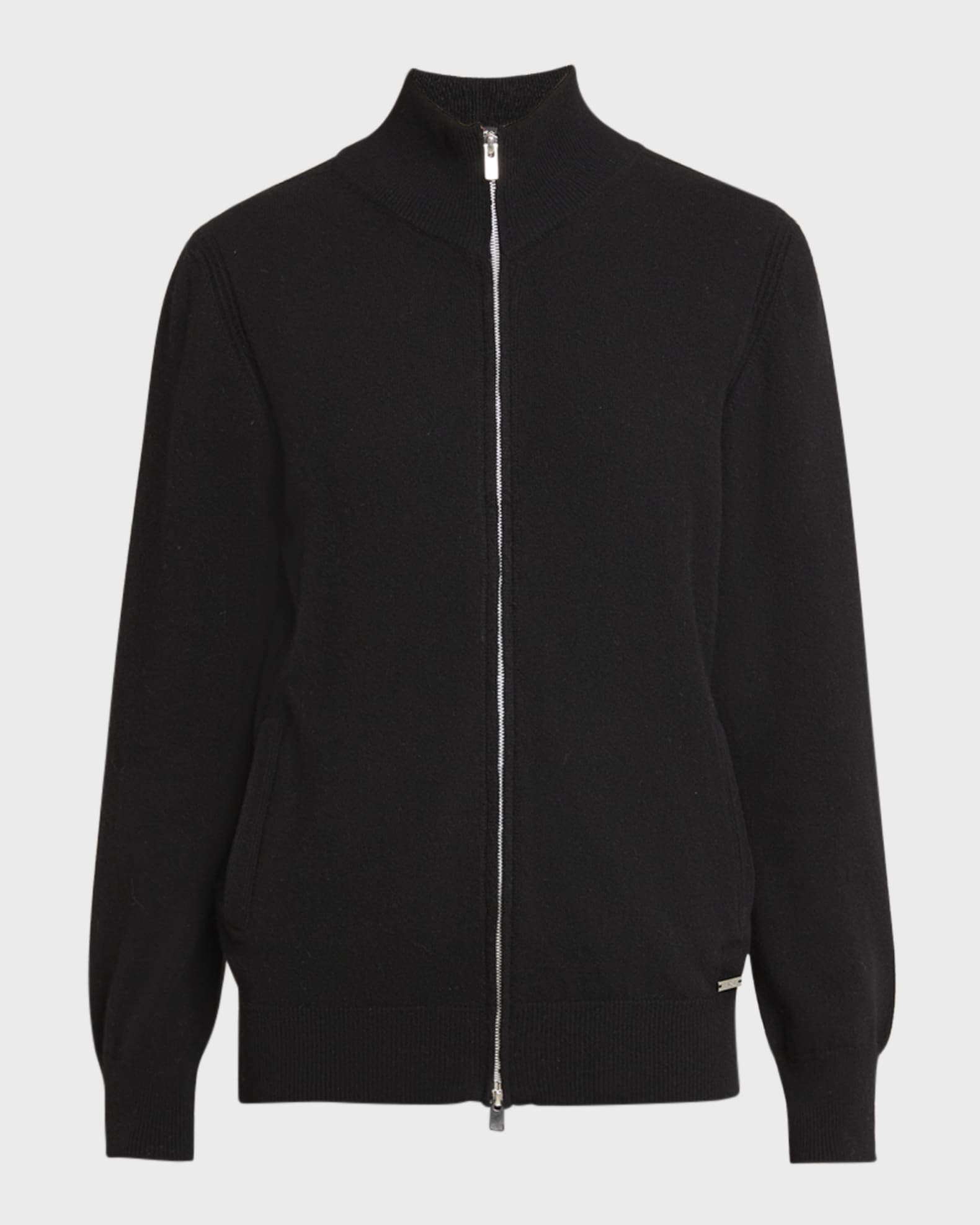 Kiton Cashmere Knit Zip Jacket | Neiman Marcus