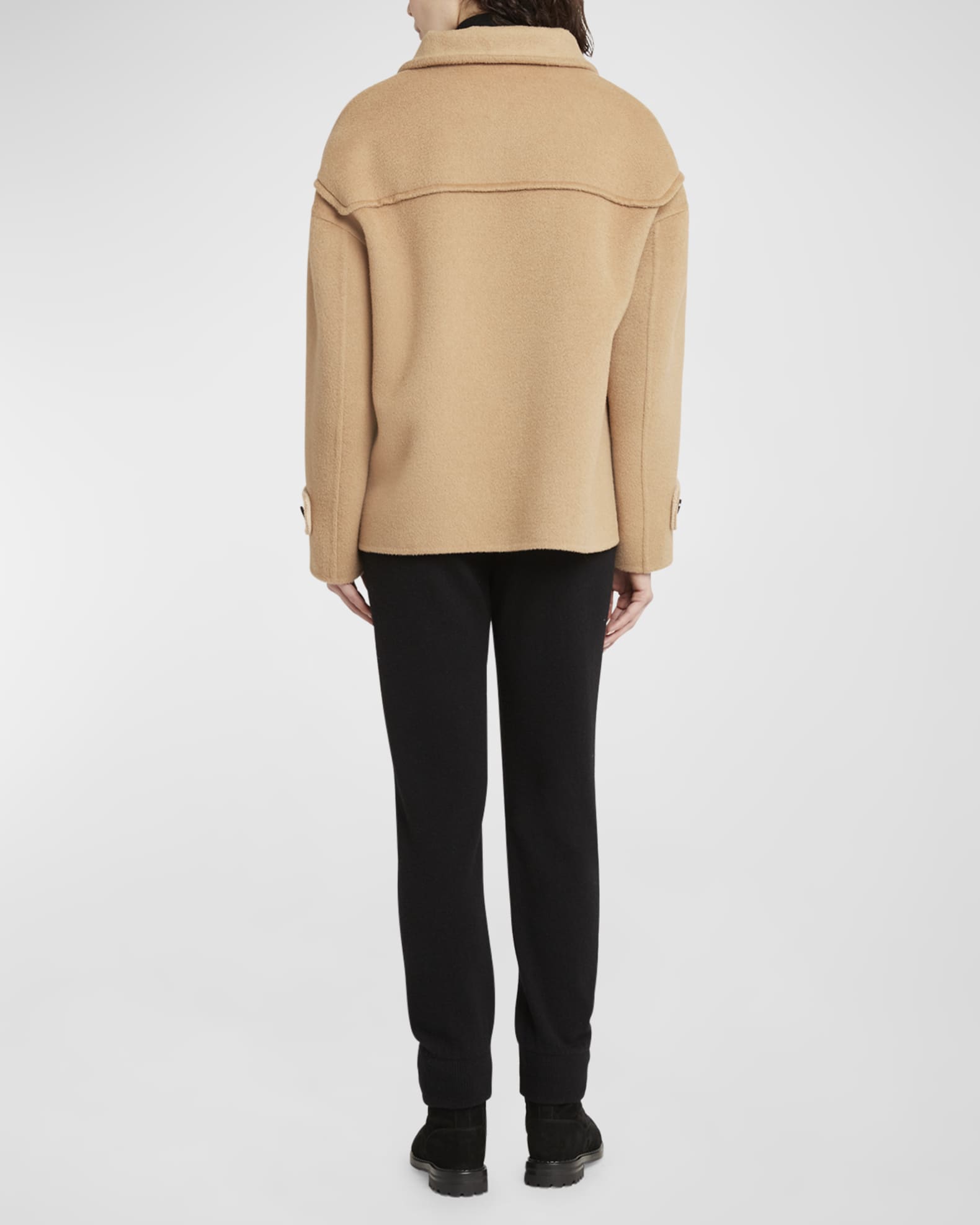 Kiton Toggle Cashmere-Wool Outerwear Jacket | Neiman Marcus