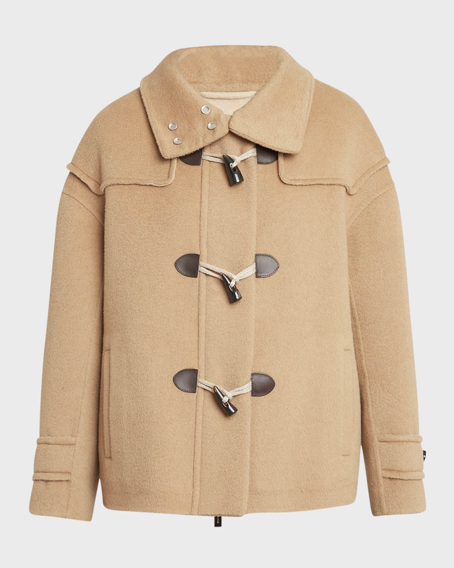 Kiton Toggle Cashmere-Wool Outerwear Jacket | Neiman Marcus