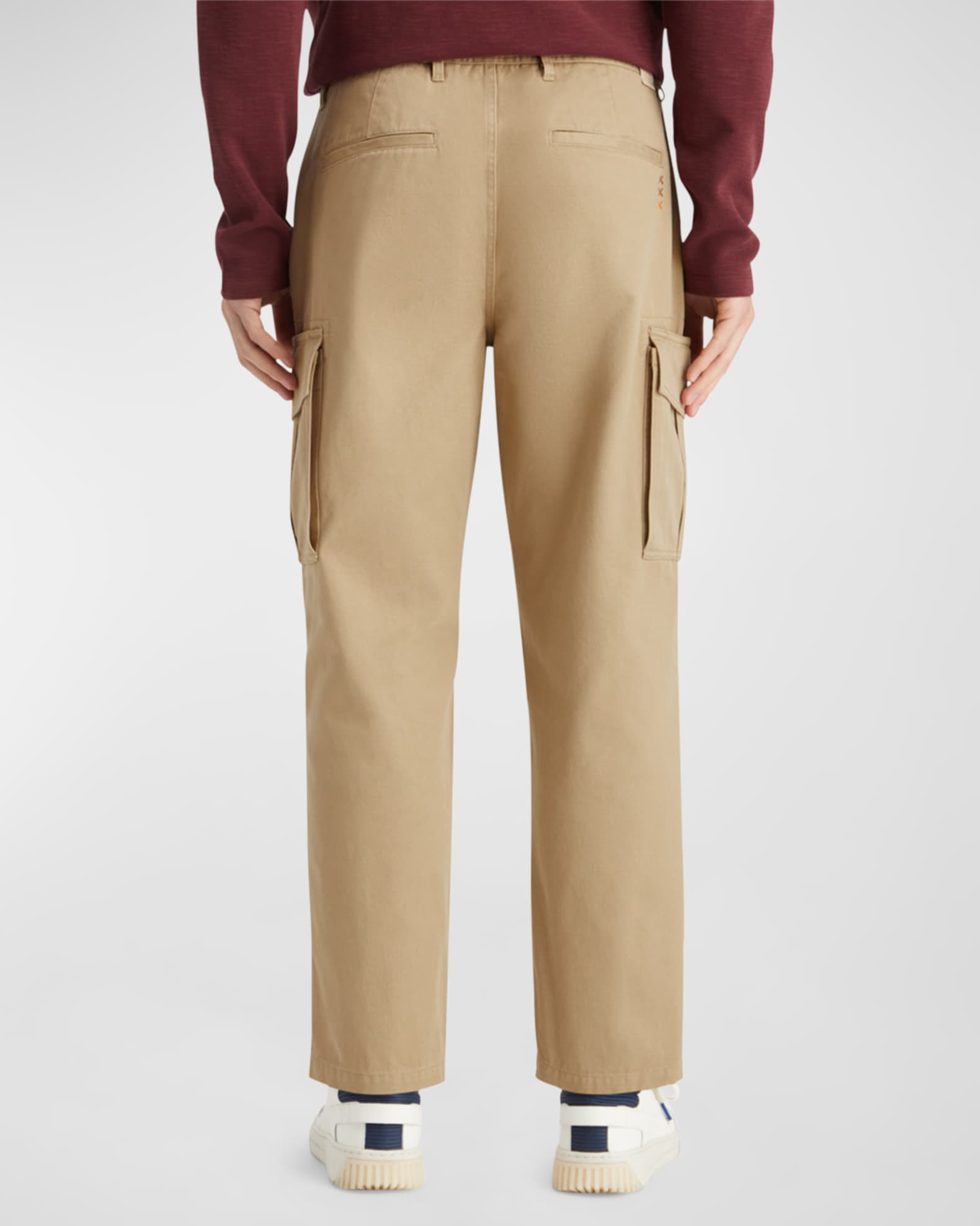 Scotch & Soda Men's Loose Tapered Cotton Twill Cargo Pants | Neiman Marcus