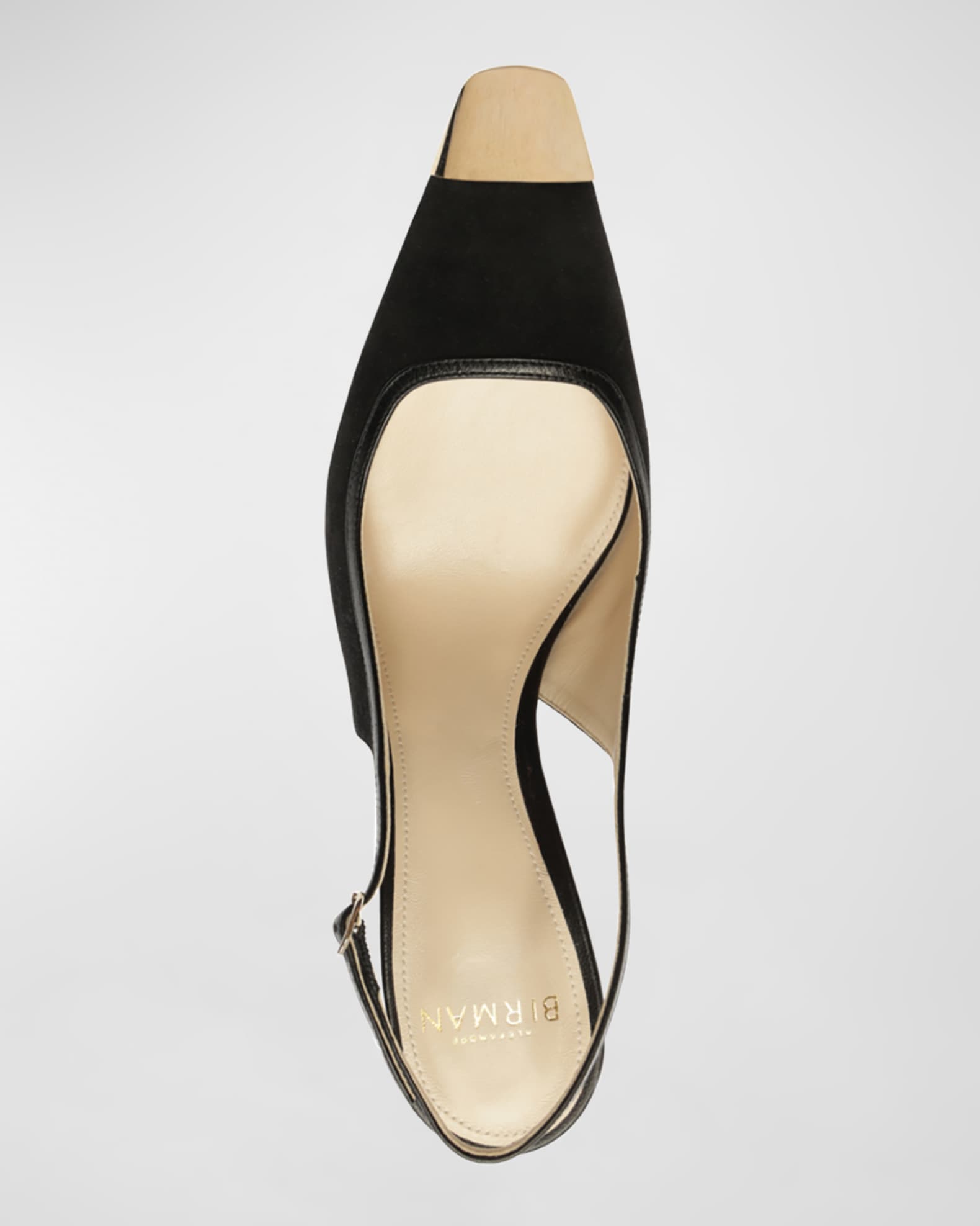 Alexandre Birman Olivia Suede Cap-Toe Slingback Pumps | Neiman Marcus