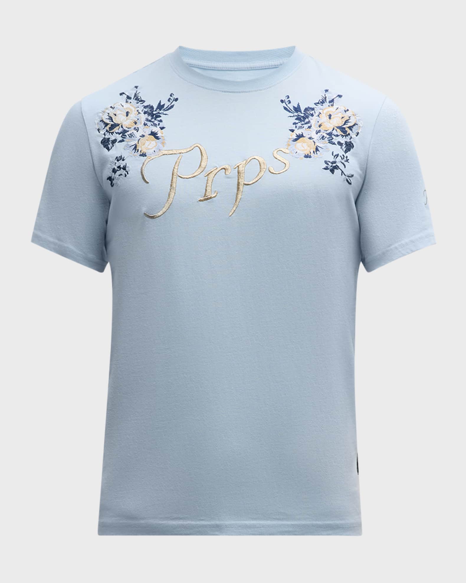 PRPS Men's Gardenia Embroidered T-Shirt | Neiman Marcus