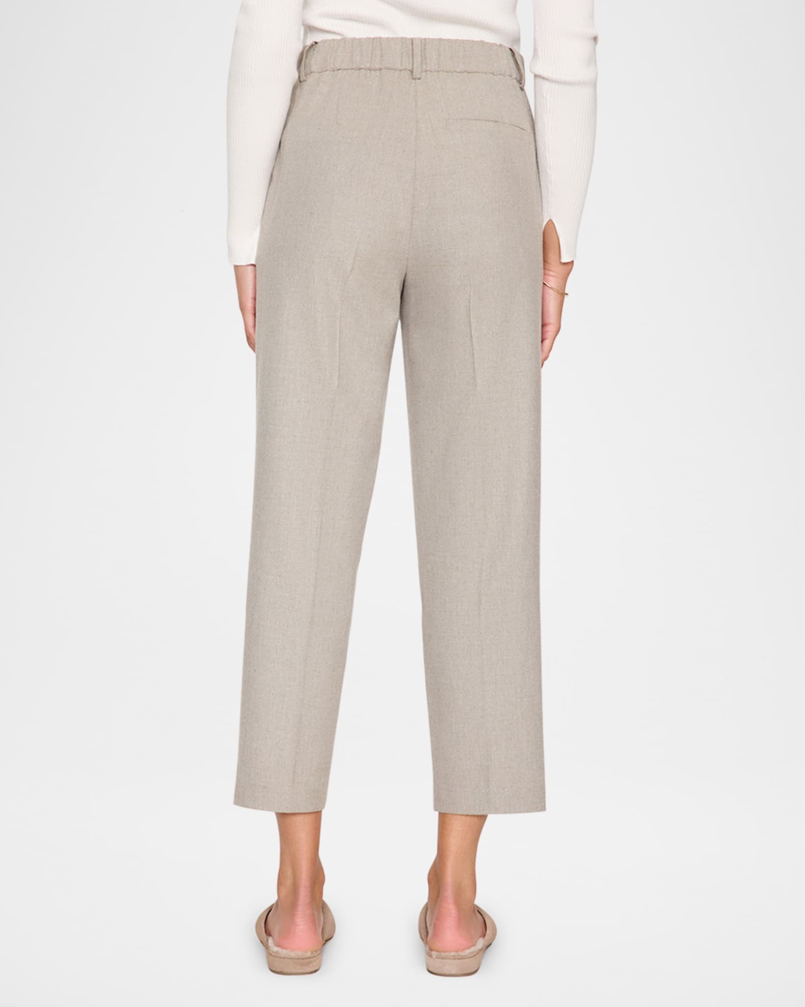 Brochu Walker Talia Cropped Straight-Leg Pants | Neiman Marcus