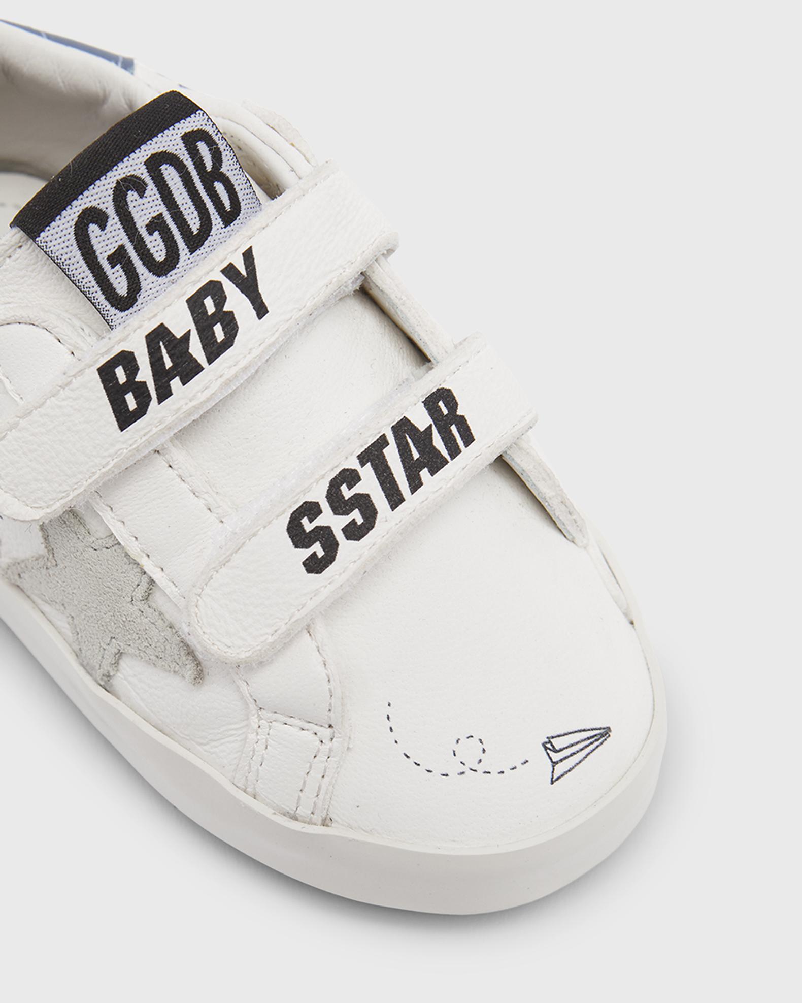 Golden Goose Boy's School Leather Low Top Sneakers, Baby | Neiman Marcus