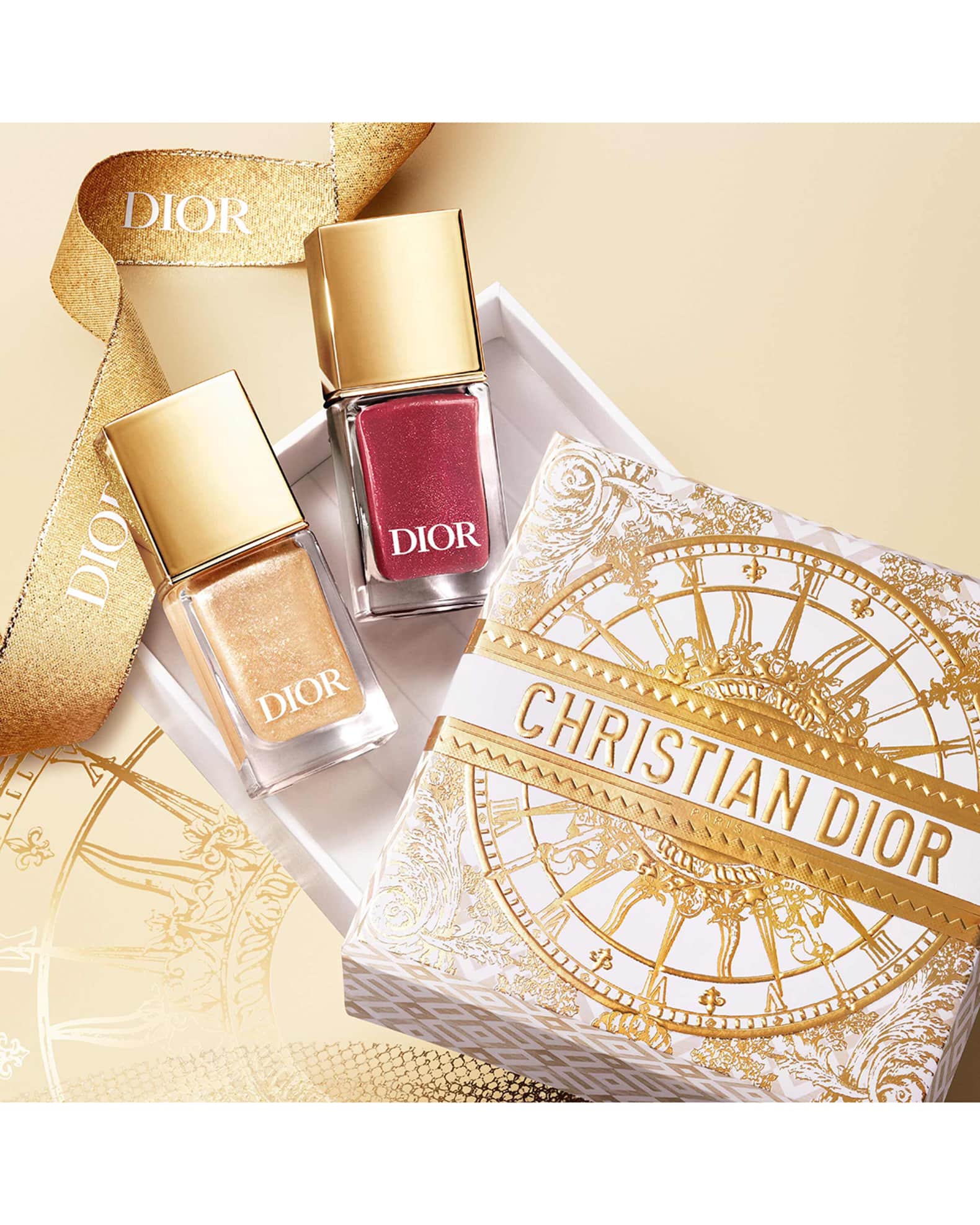 DIOR Limited Edition Dior Vernis Glittery Pink Nail Polish | Neiman Marcus