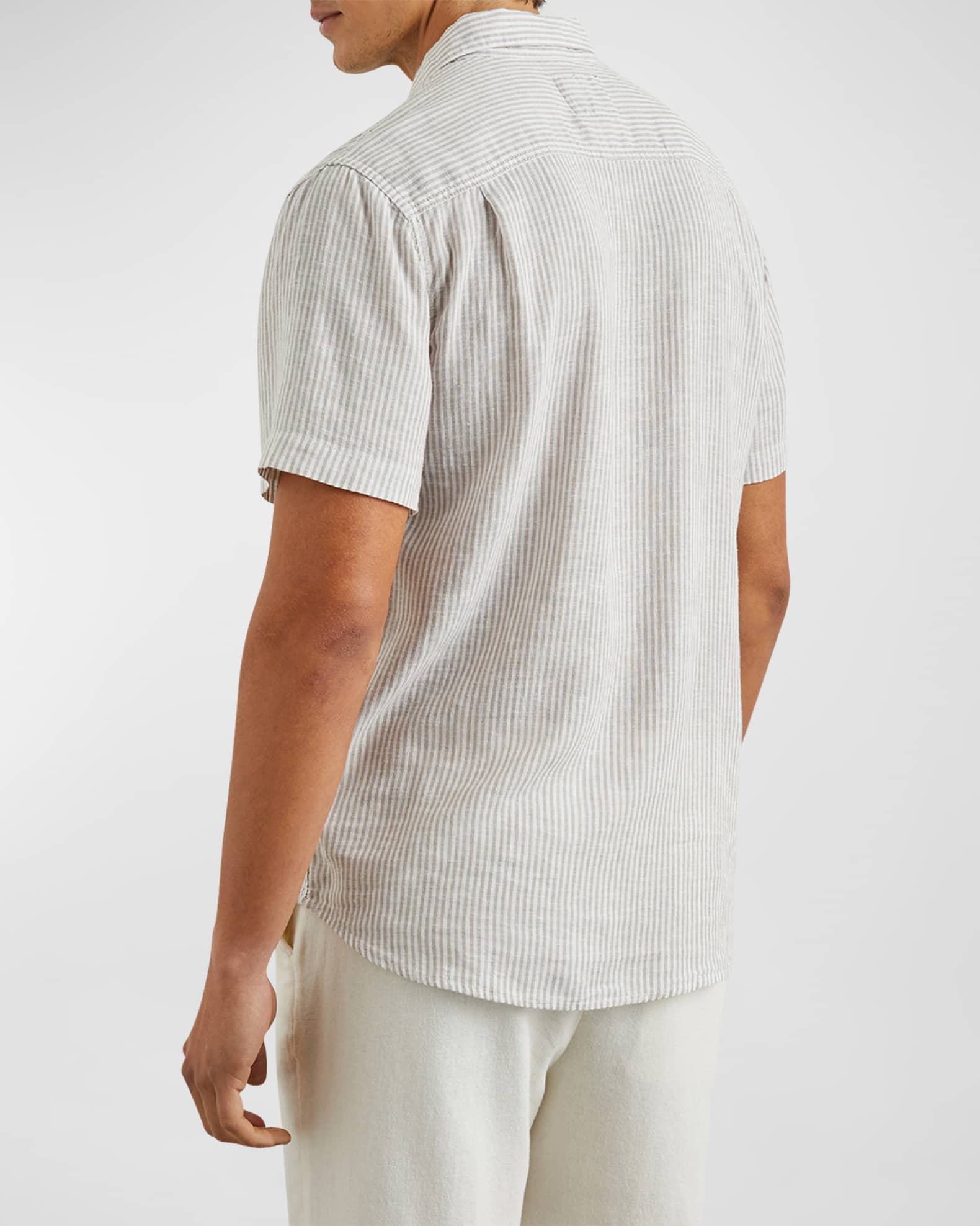 Rails Men's Walker Striped Sport Shirt | Neiman Marcus