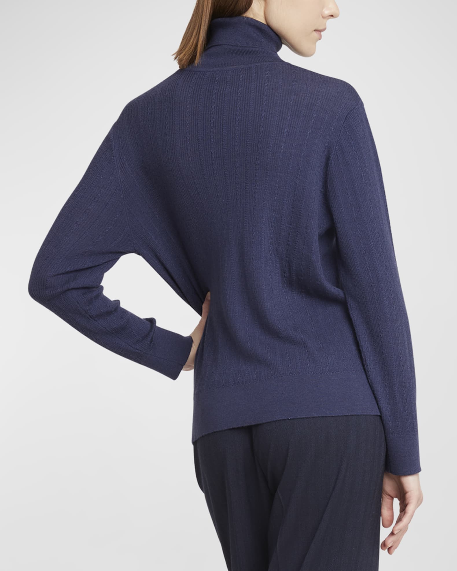 Kiton Cashmere-Blend Turtleneck | Neiman Marcus