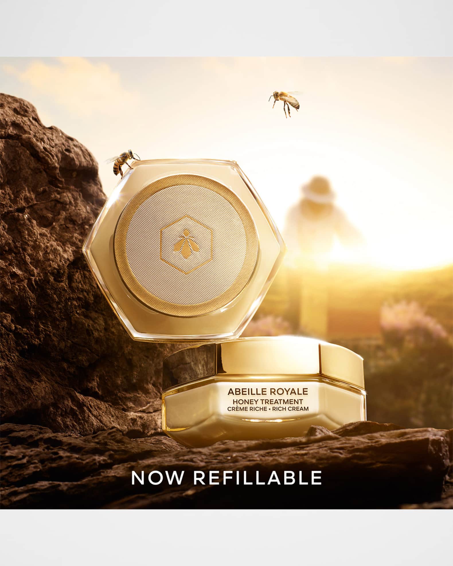 Guerlain Abeille Royale Honey Treatment Rich Cream Refill, 1.7 oz ...