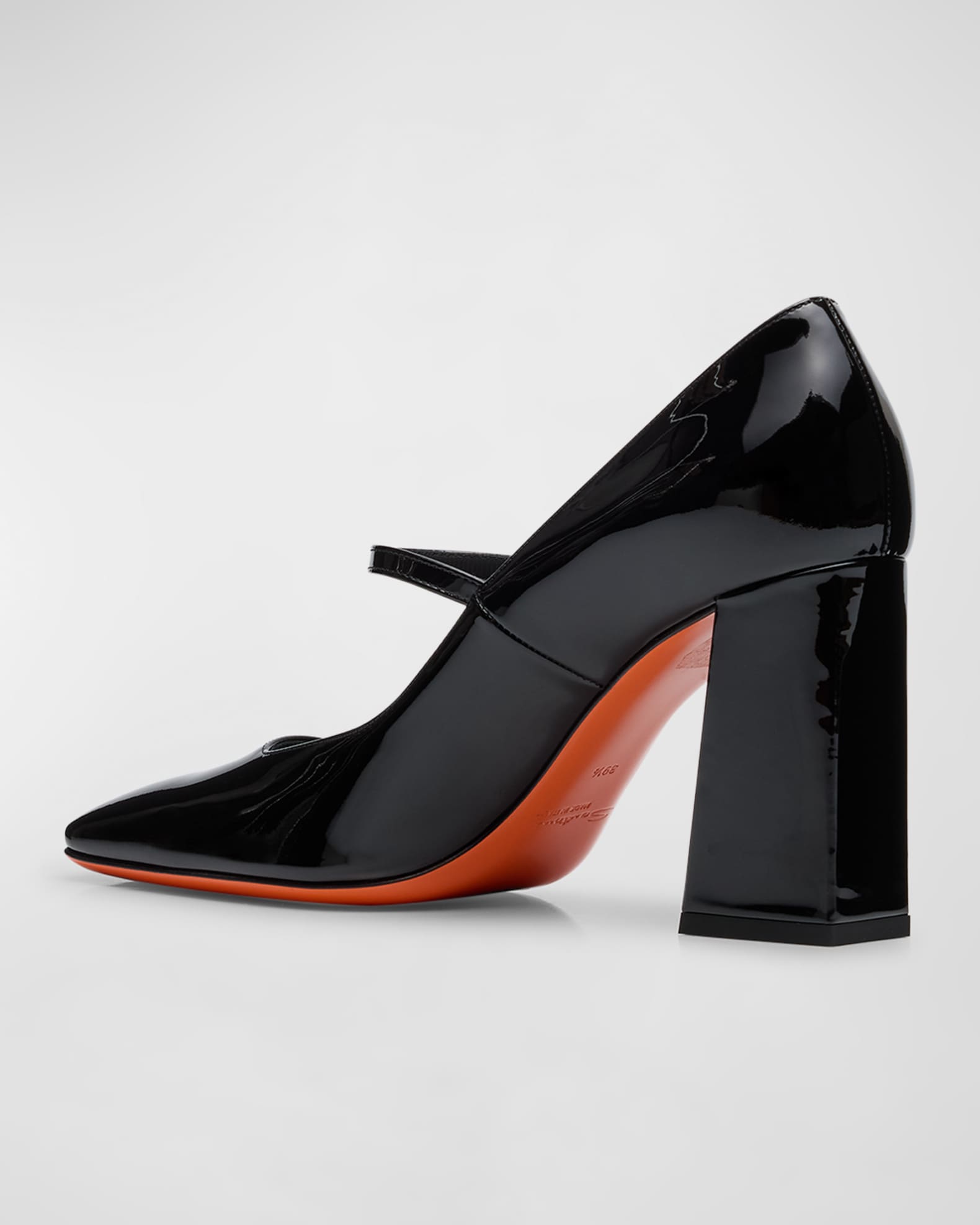 Santoni Marta Patent Mary Jane Pumps | Neiman Marcus