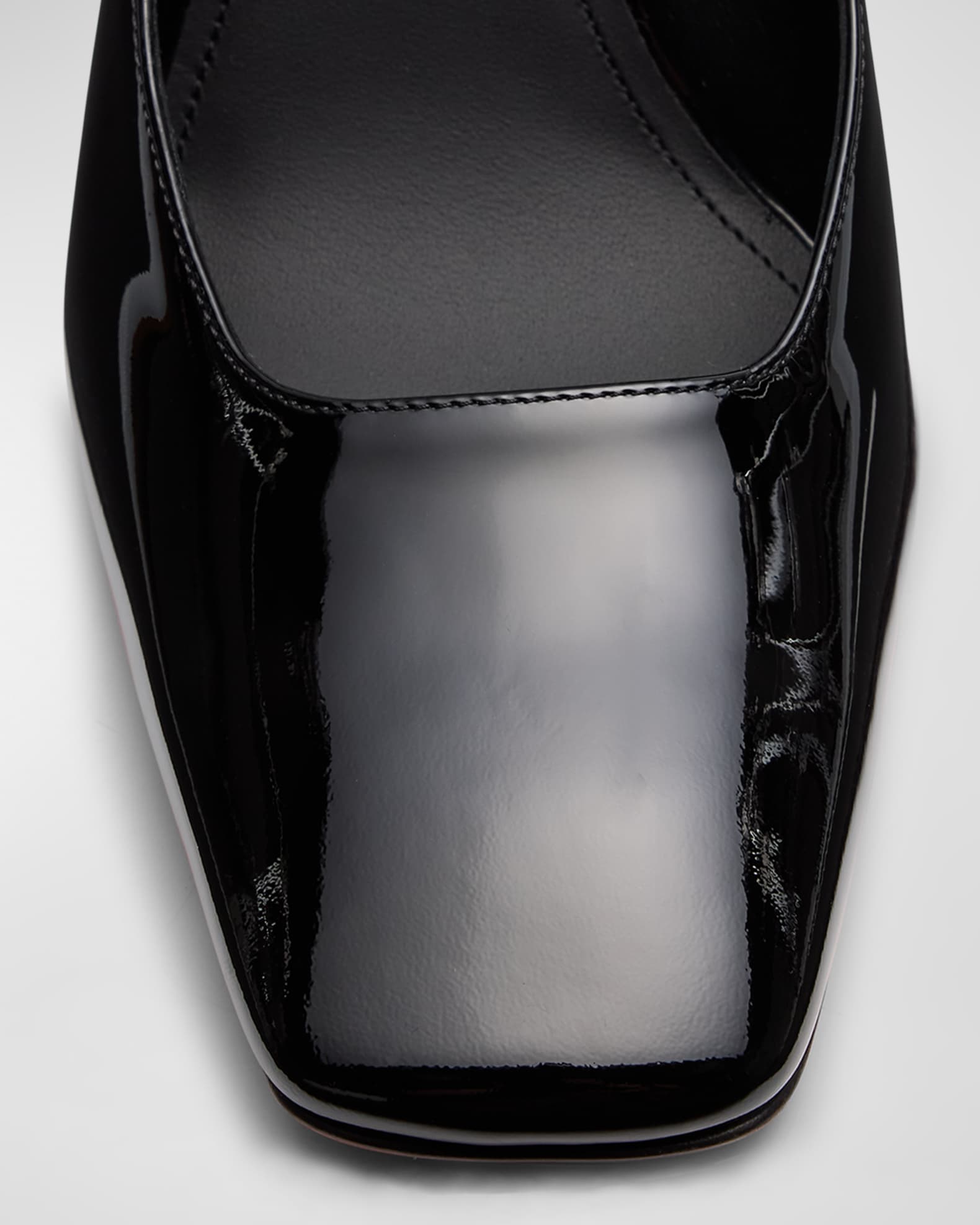 Santoni Marta Patent Mary Jane Pumps | Neiman Marcus
