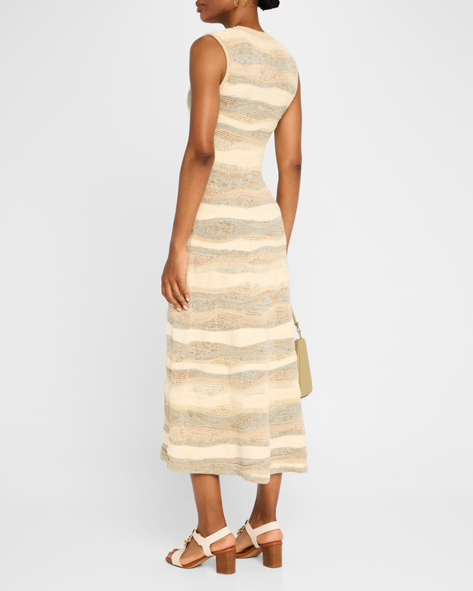Ulla Johnson Gaia Knit Sleeveless Midi Dress | Neiman Marcus