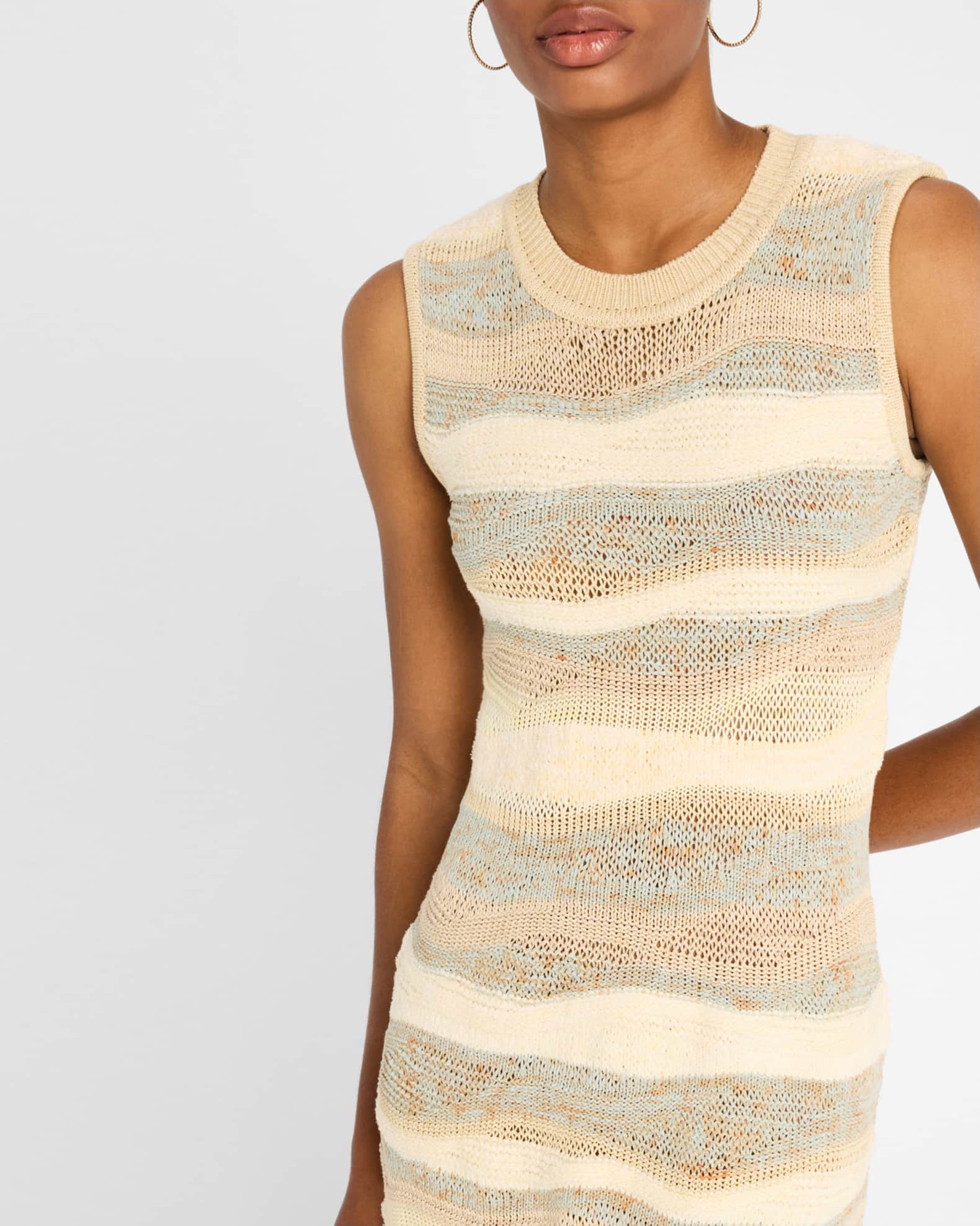 Ulla Johnson Gaia Knit Sleeveless Midi Dress | Neiman Marcus