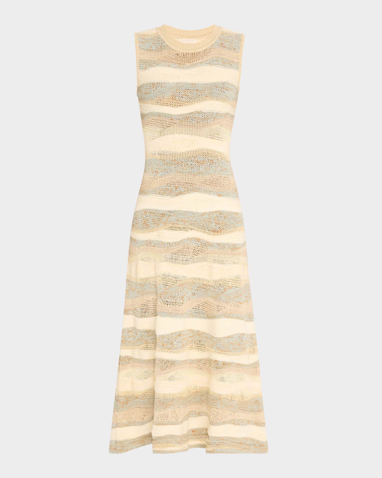 Ulla Johnson Gaia Knit Sleeveless Midi Dress | Neiman Marcus