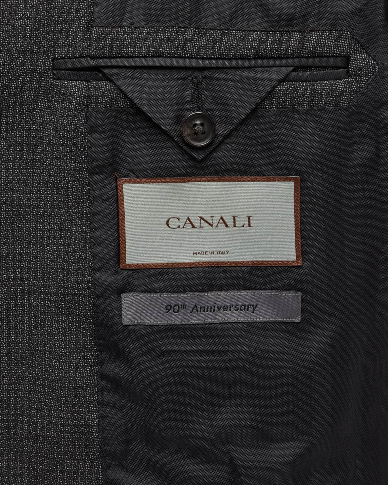 Canali Men's 90th Anniversary 160s Luxury Wool Suit | Neiman Marcus