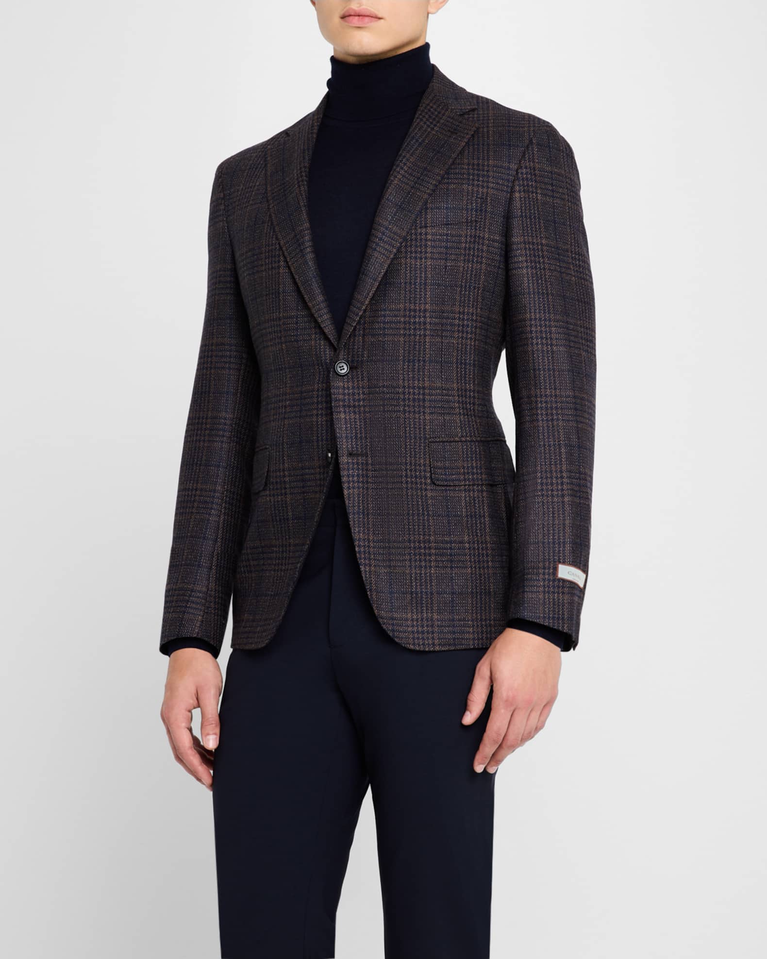 Canali Men's Two-Tone Check Sport Coat | Neiman Marcus