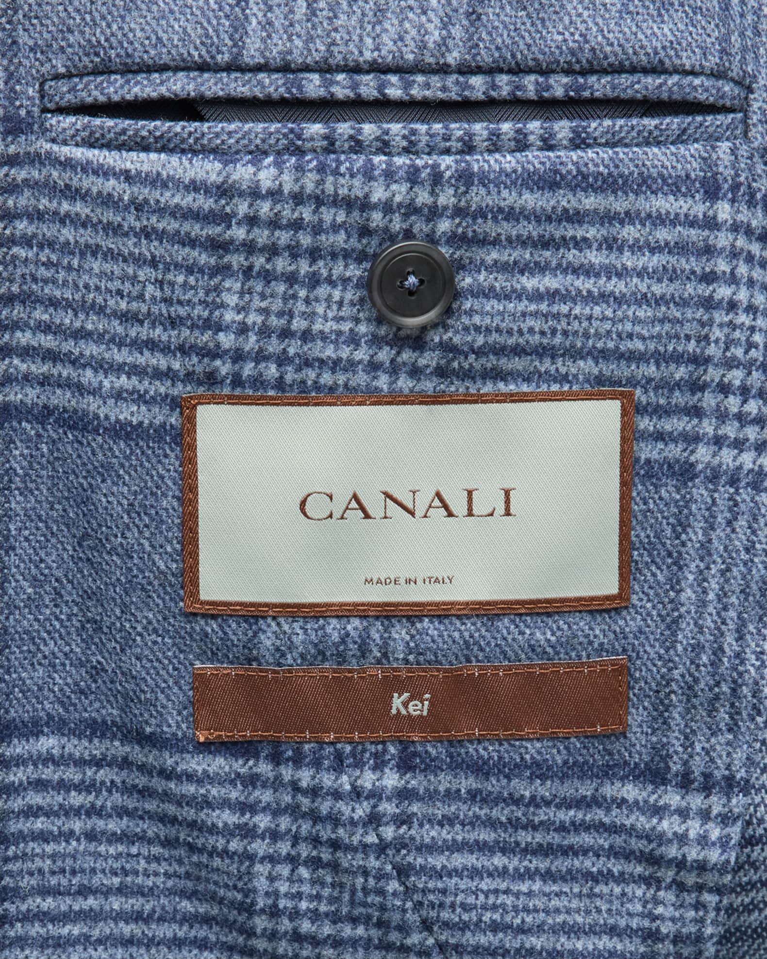 Canali Men's Large Plaid Sport Coat | Neiman Marcus