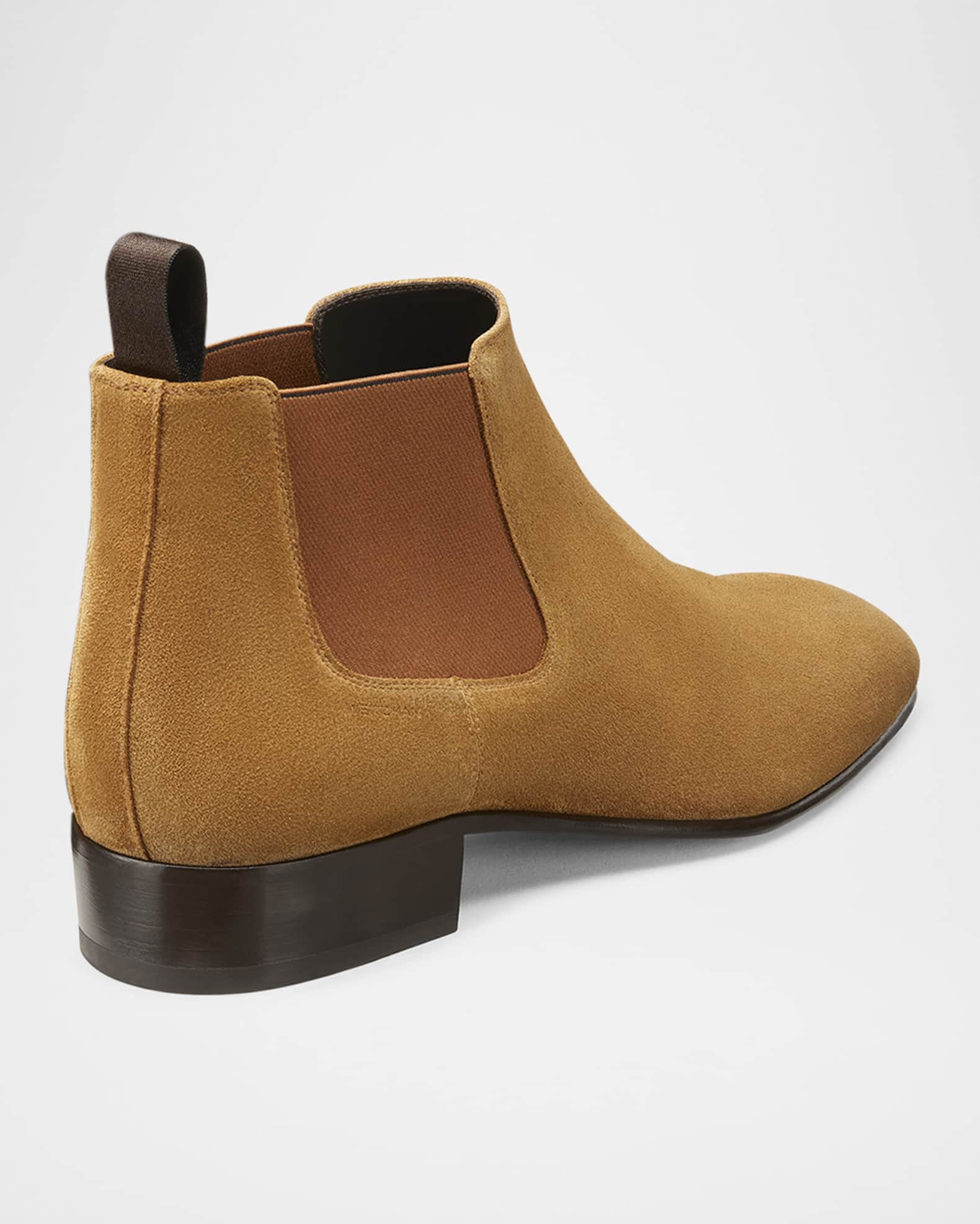 Stuart Weitzman Men's Adwin Suede Chelsea Boots | Neiman Marcus