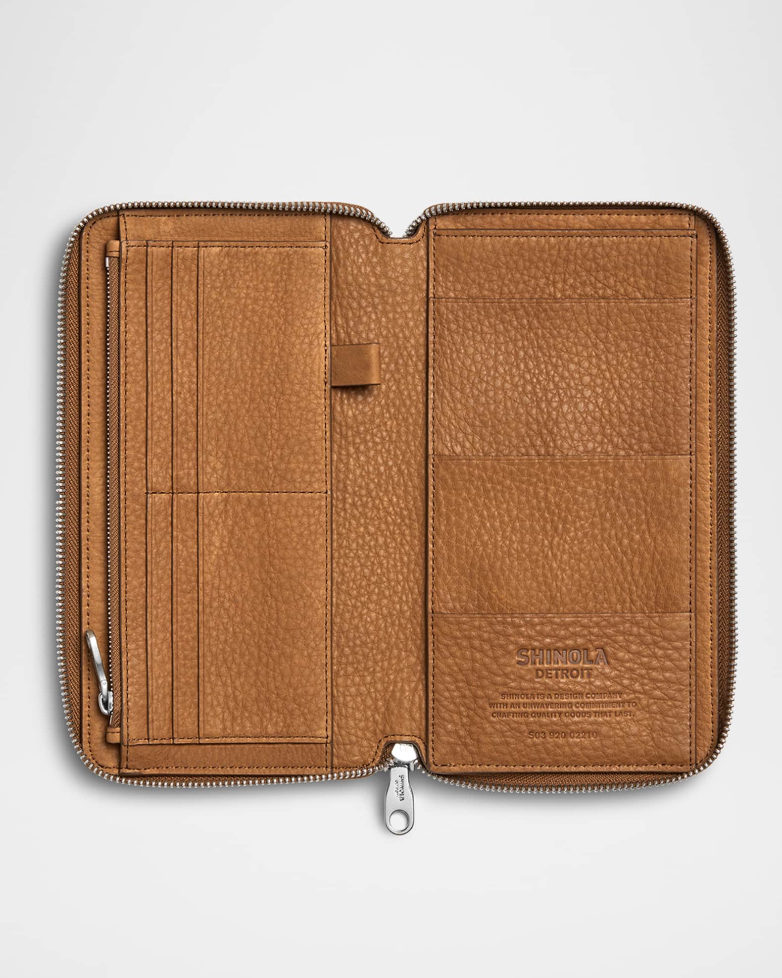 Shinola Men's Leather Zip Wallet | Neiman Marcus