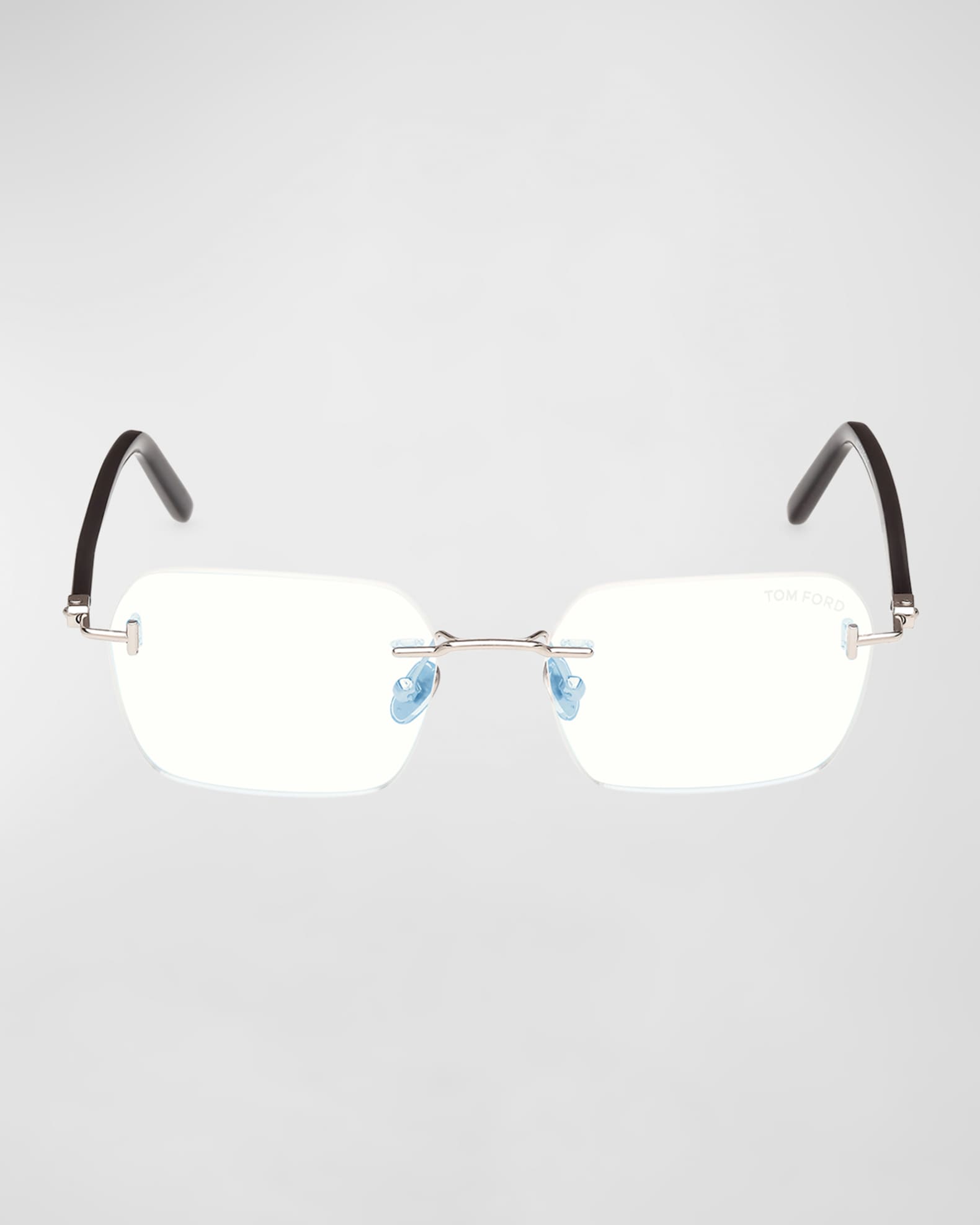 Tom Ford Rimless Mixed Media Rectangle Sunglasses Neiman Marcus