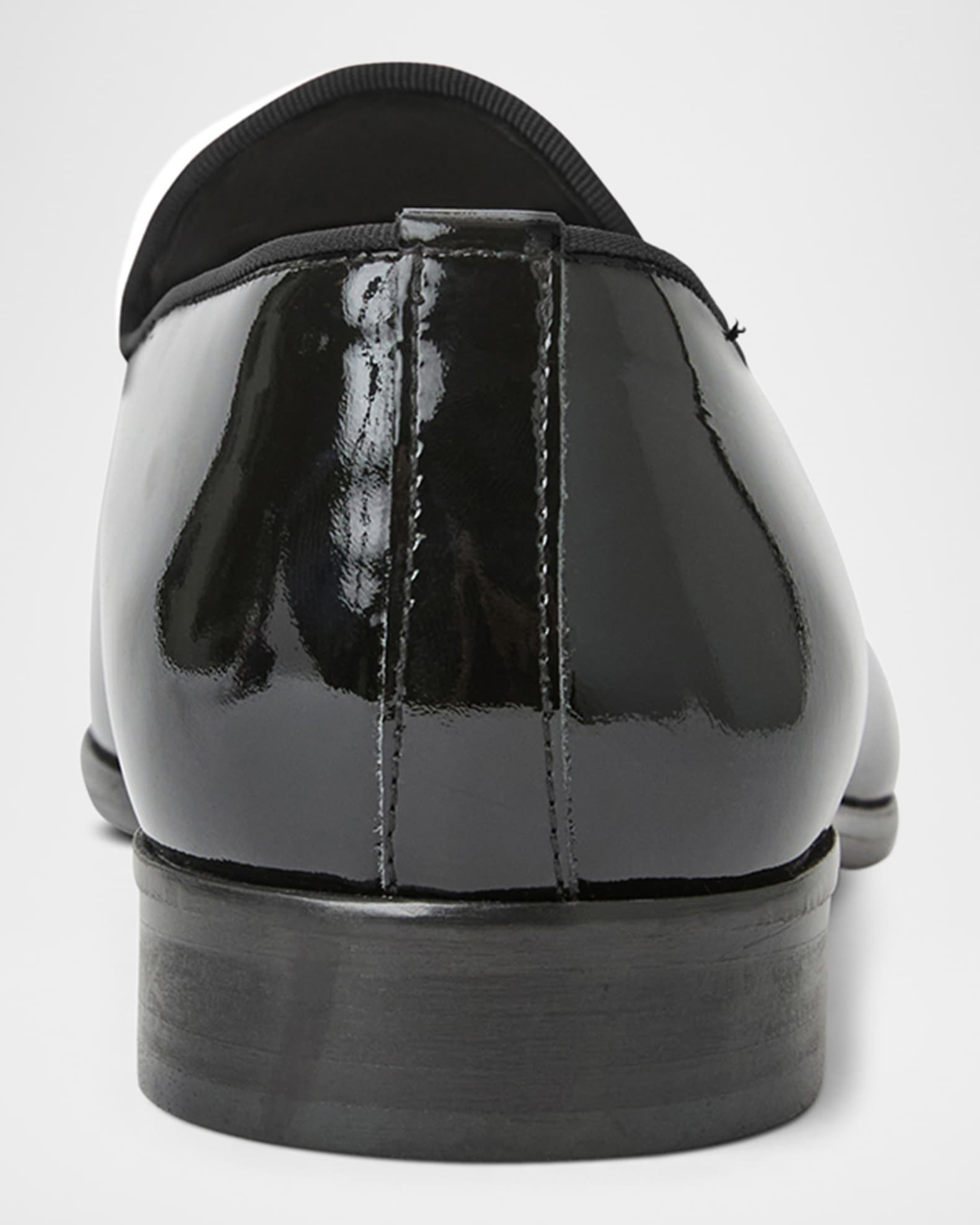 Bruno Magli Men's Danilo Patent Leather Smoking Slippers | Neiman Marcus