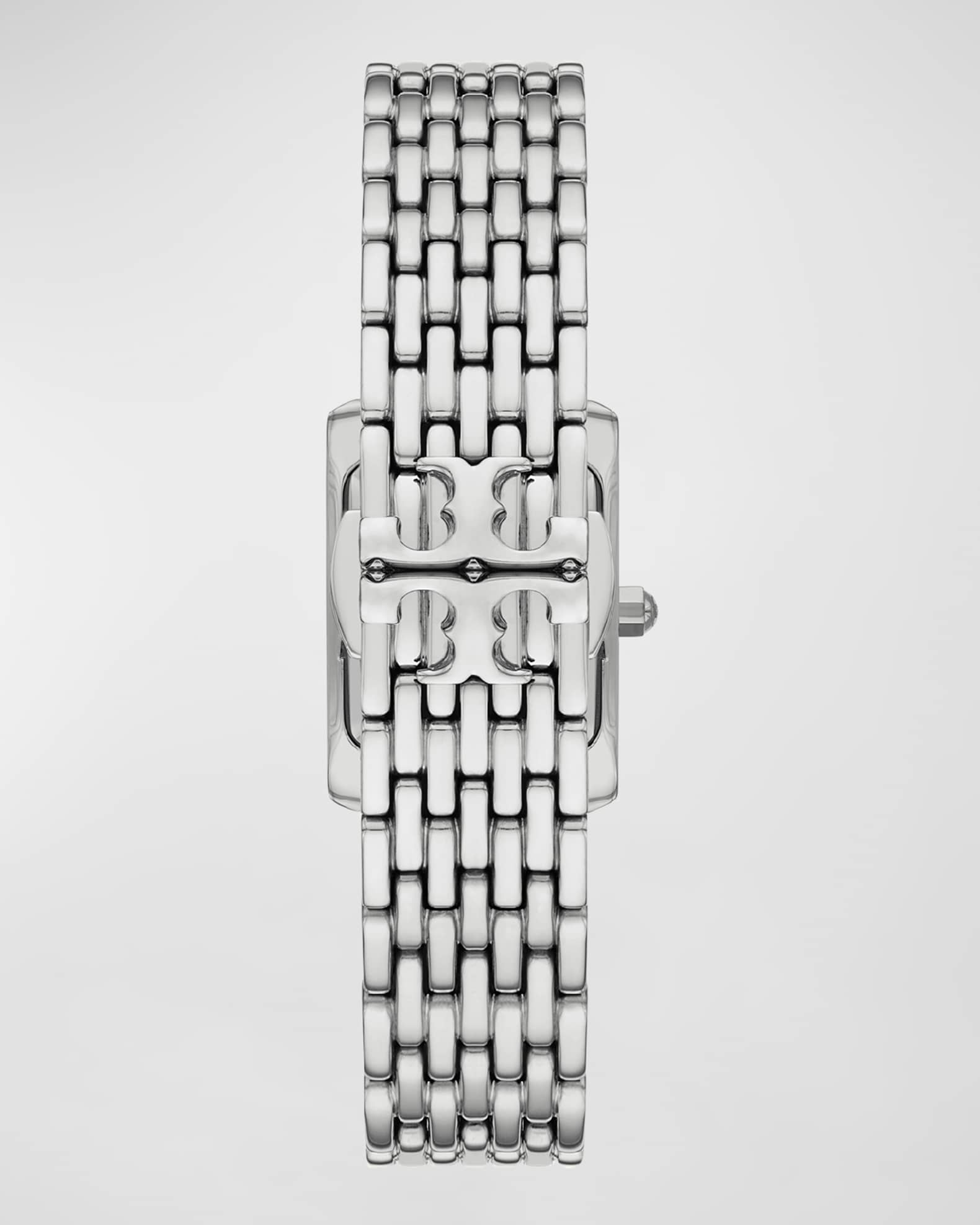 Tory Burch Mini Eleanor Watch in Stainless Steel | Neiman Marcus