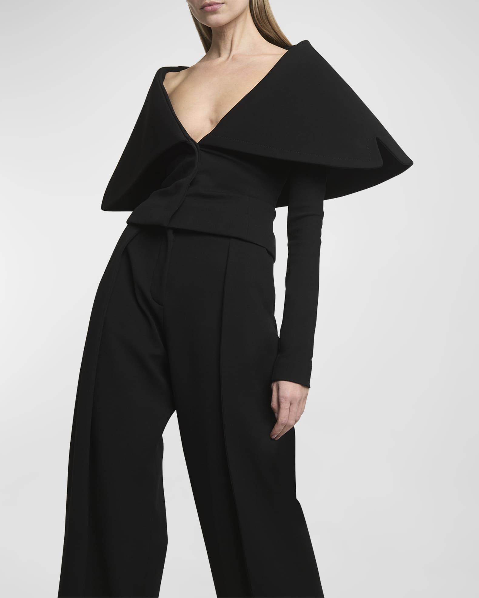 Jacquemus Giacca Structured Cape Jacket | Neiman Marcus