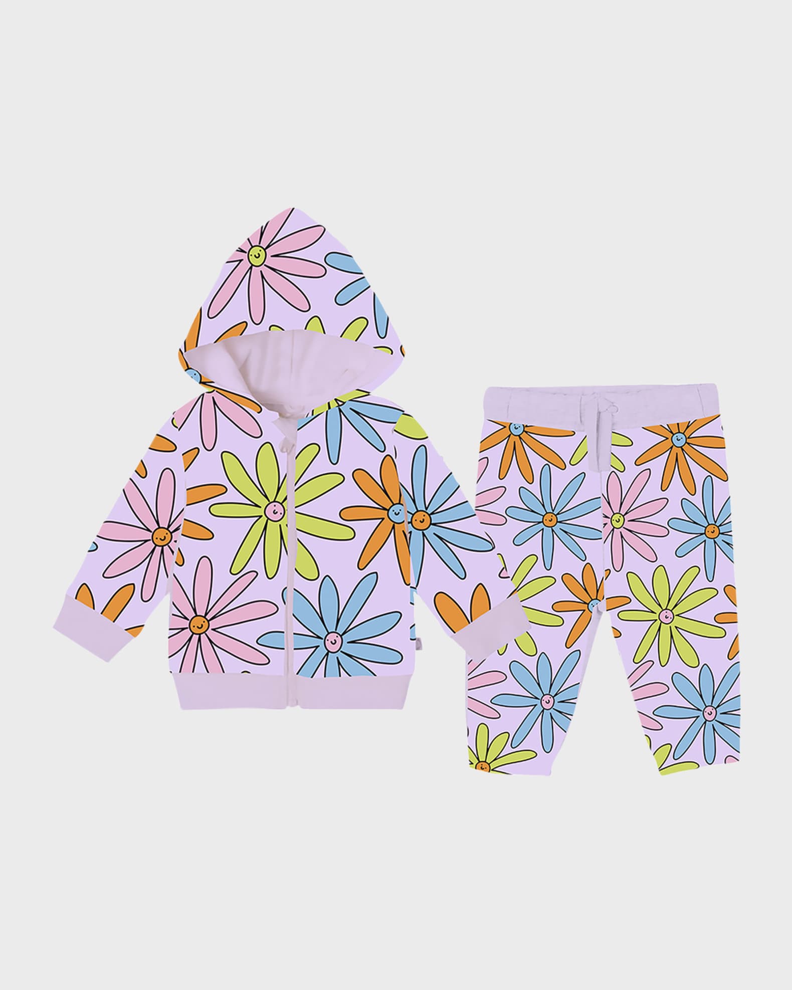 Stella McCartney Kids Girl's Daisy-Print Tracksuit, Size 6M-36M ...