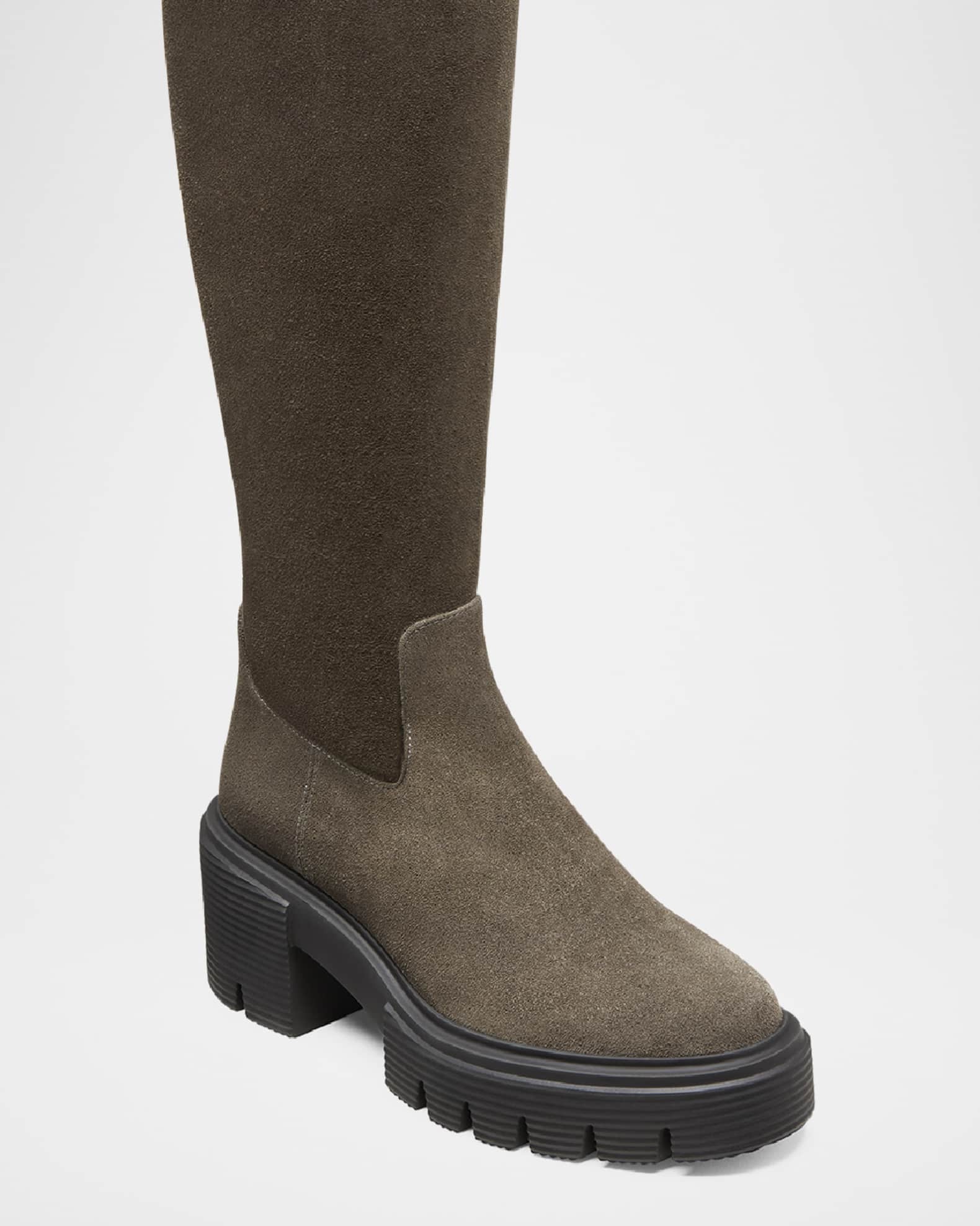 Stuart Weitzman Soho Suede Knee Boots | Neiman Marcus