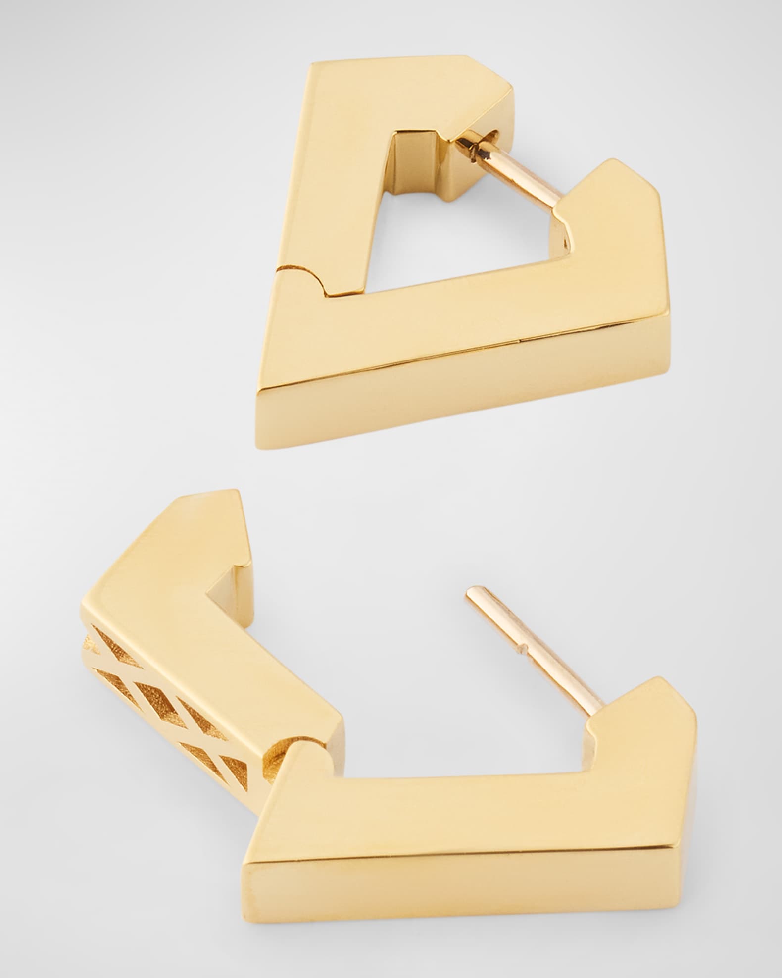 Dries Criel 18K Yellow Gold Brute Medium Earrings | Neiman Marcus