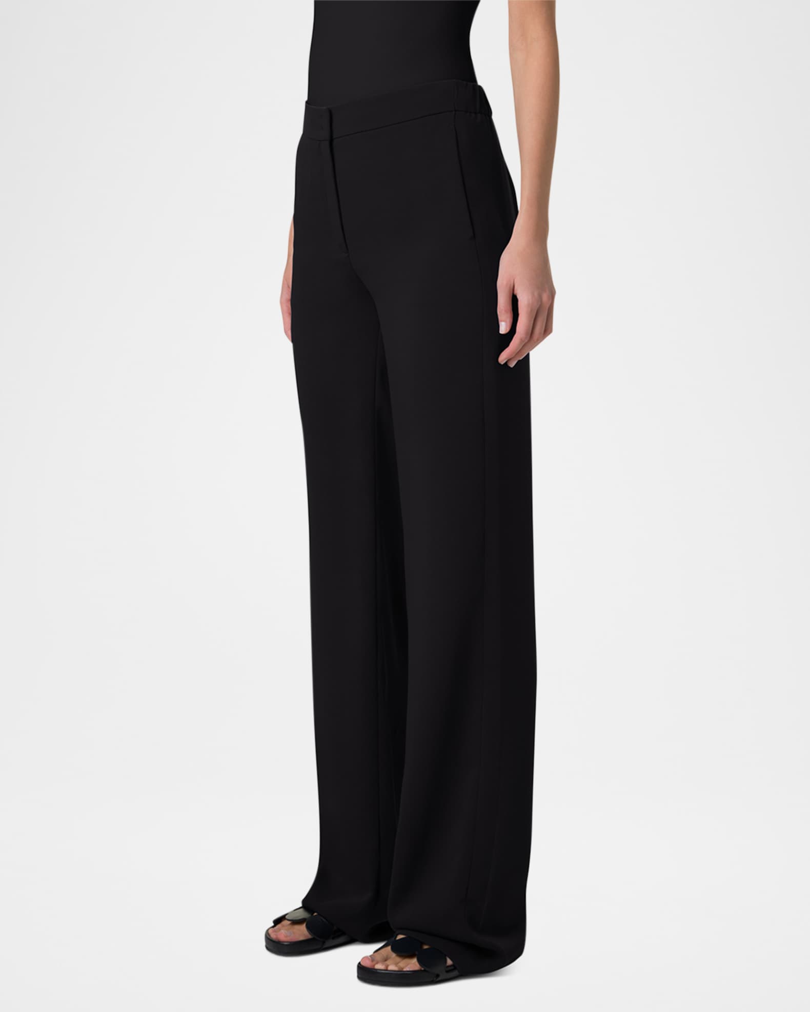 Akris punto Marla Signature Lasercut Pants | Neiman Marcus