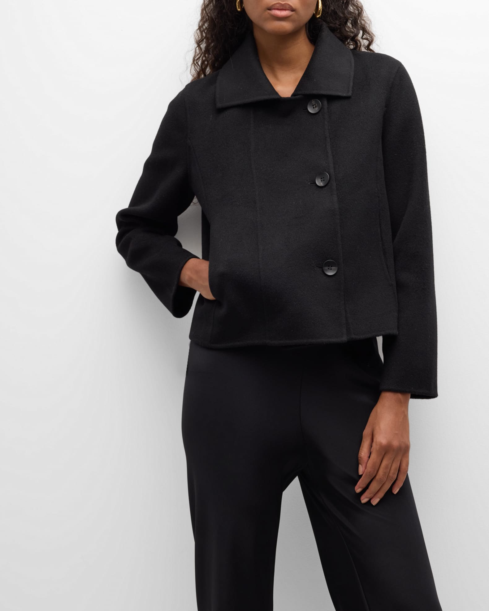 TSE Cashmere Short Cashmere Jacket | Neiman Marcus
