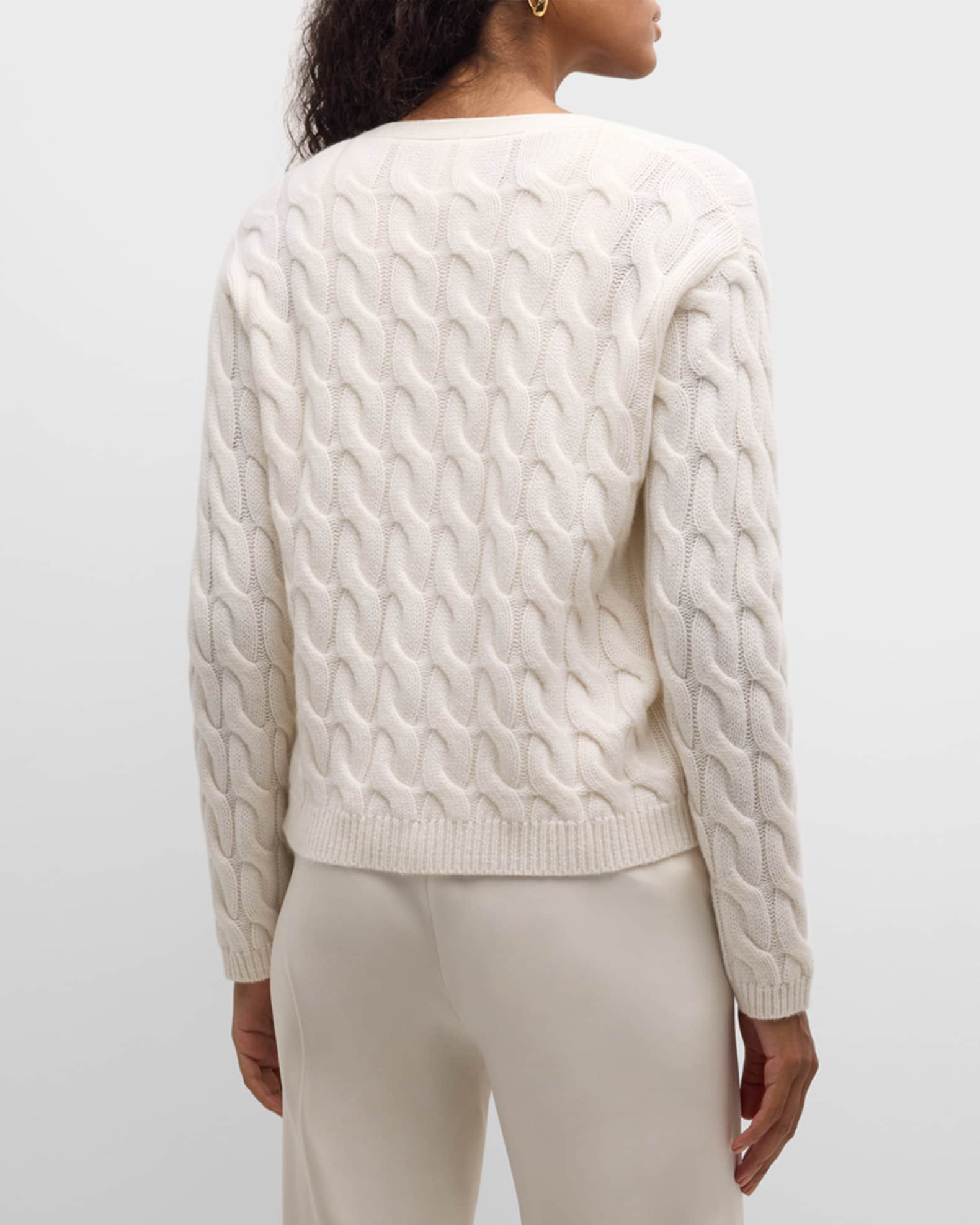 TSE Cashmere Cashmere Cable-Knit Cardigan | Neiman Marcus