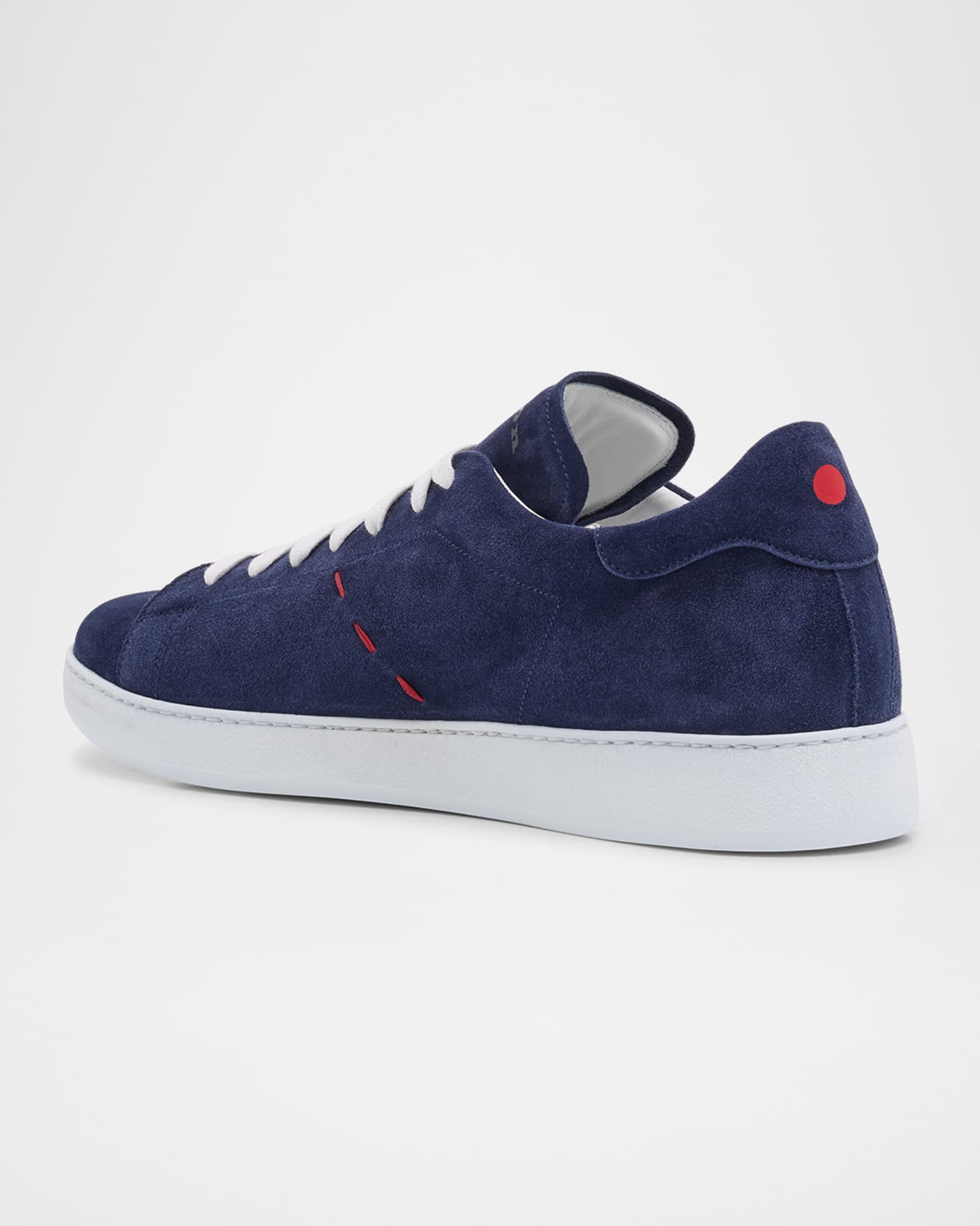 Kiton Men's Suede Low-Top Sneakers | Neiman Marcus