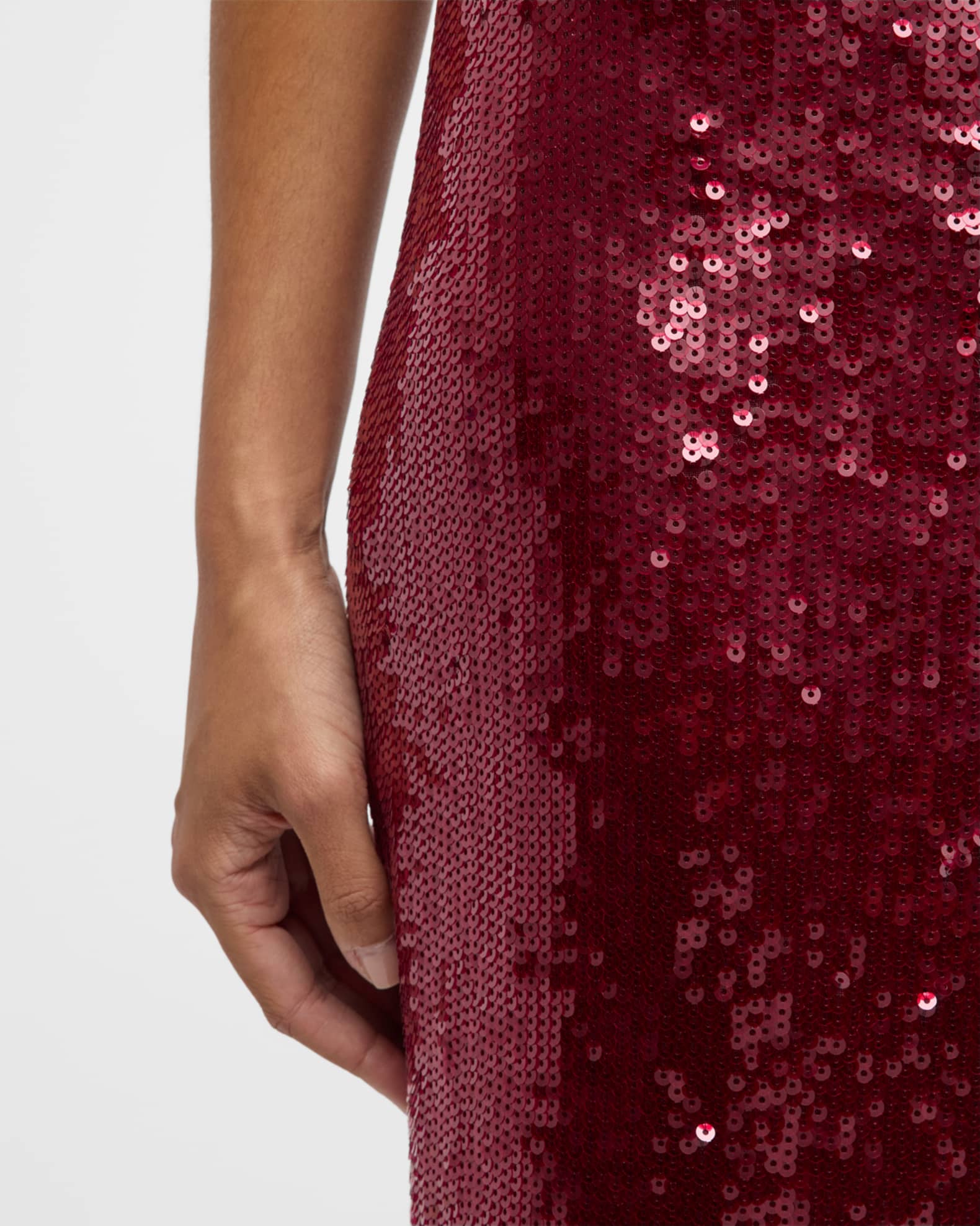 Veronica Beard Koa Sequined Midi Skirt | Neiman Marcus