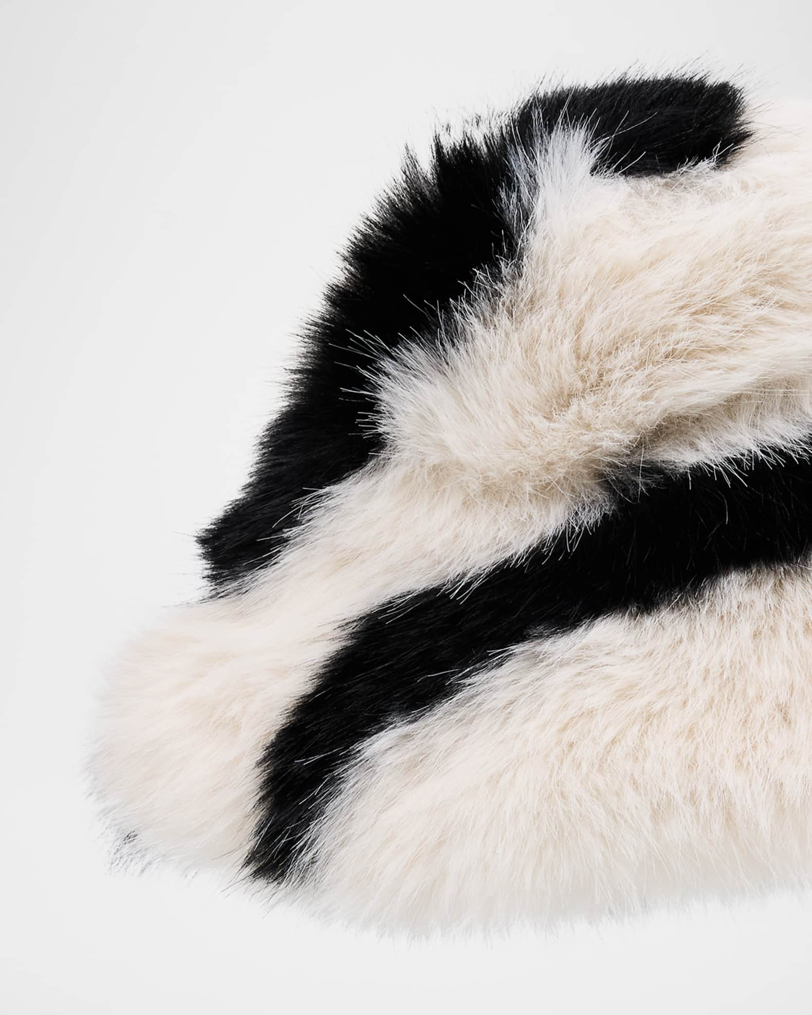 Adrienne Landau The Lily Faux Fur Bucket Hat | Neiman Marcus