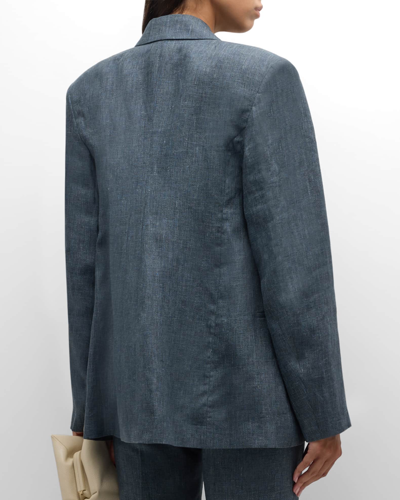 BITE Studios Polus Linen Suit Jacket | Neiman Marcus