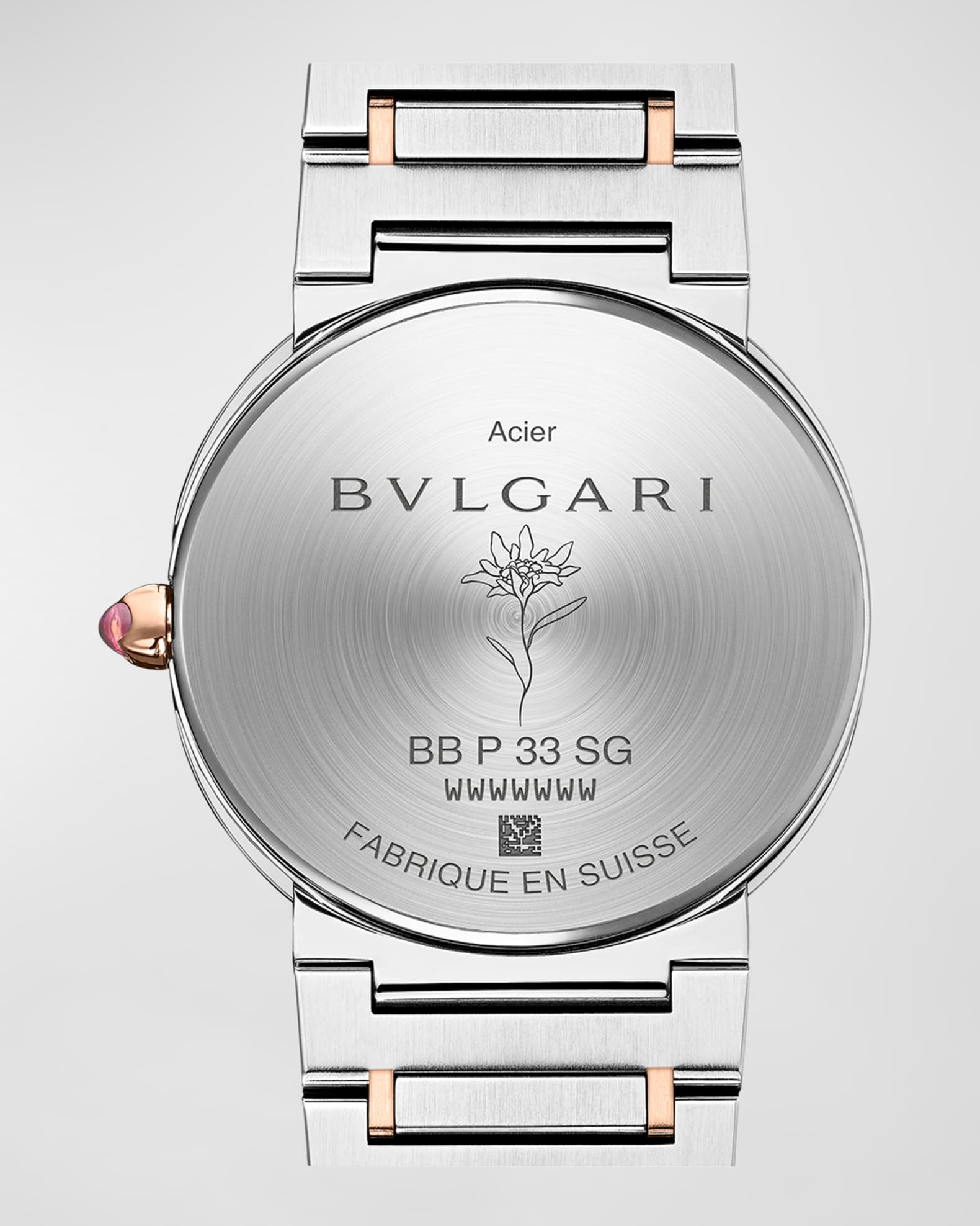 BVLGARI x Lisa Stainless Steel Rose Gold 33mm Watch with Bracelet ...