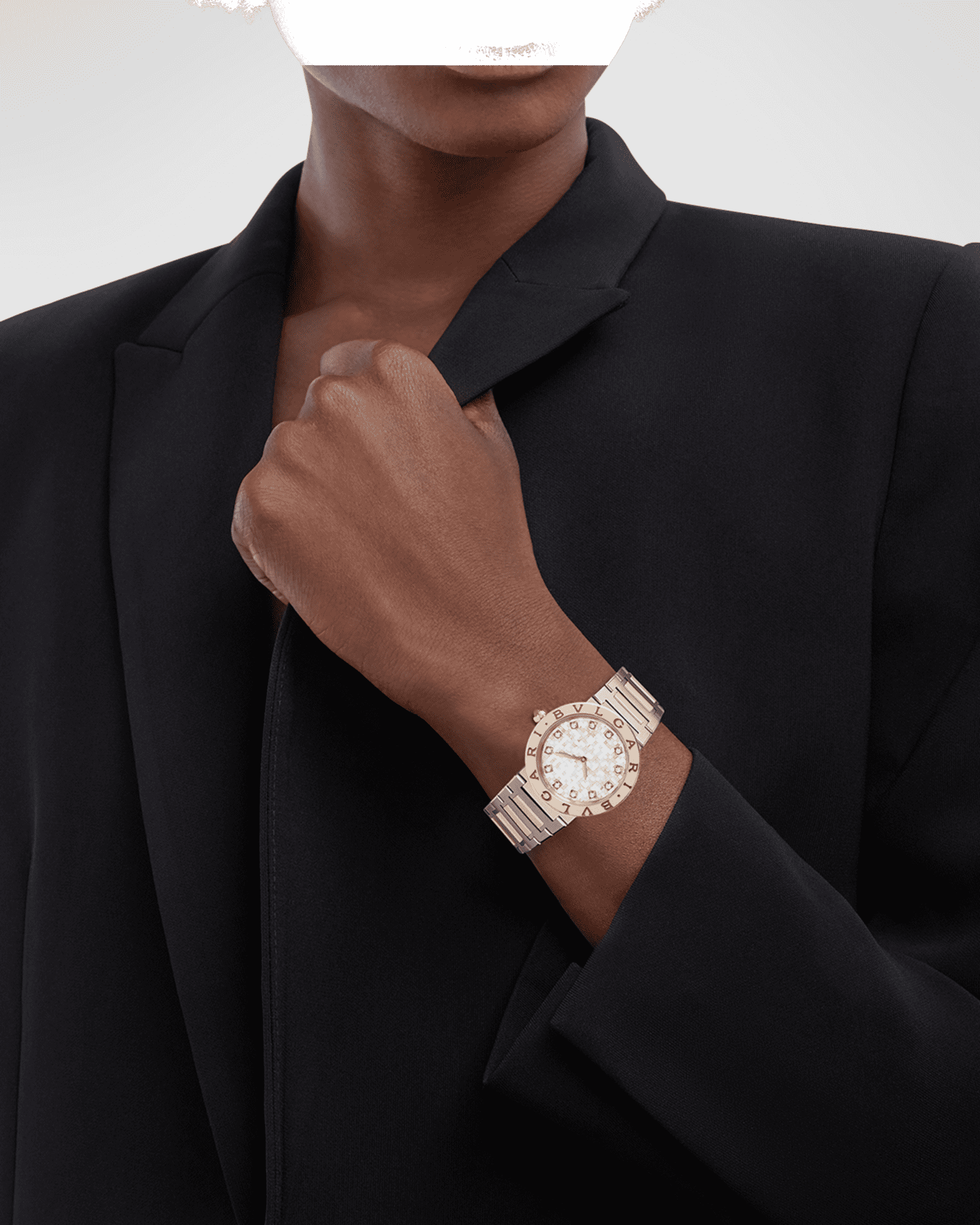 BVLGARI x Lisa Stainless Steel Rose Gold 33mm Watch with Bracelet ...