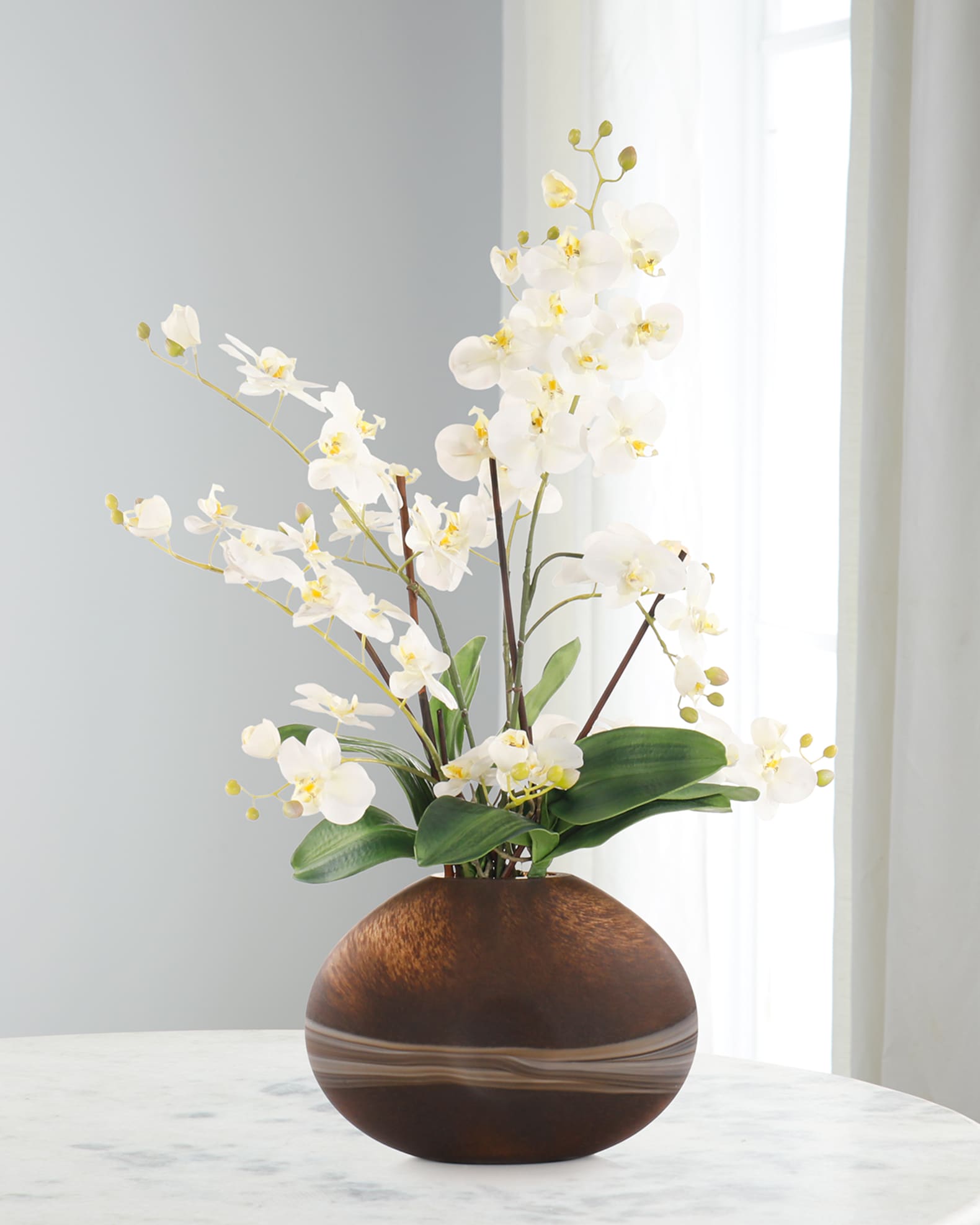 John-Richard Collection Desert Orchids Floral Arrangement | Neiman Marcus