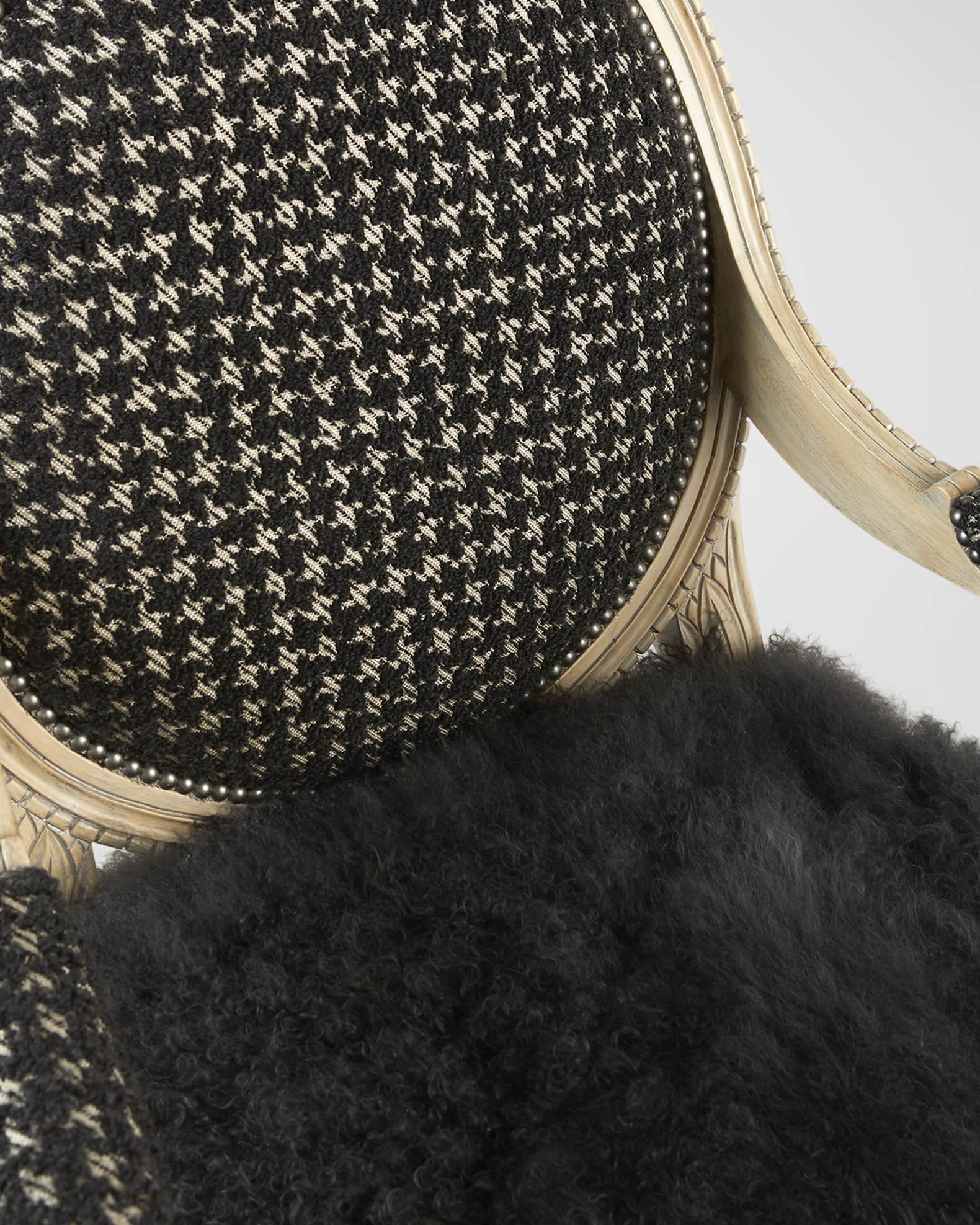 Massoud Haven Shearling Accent Chair | Neiman Marcus
