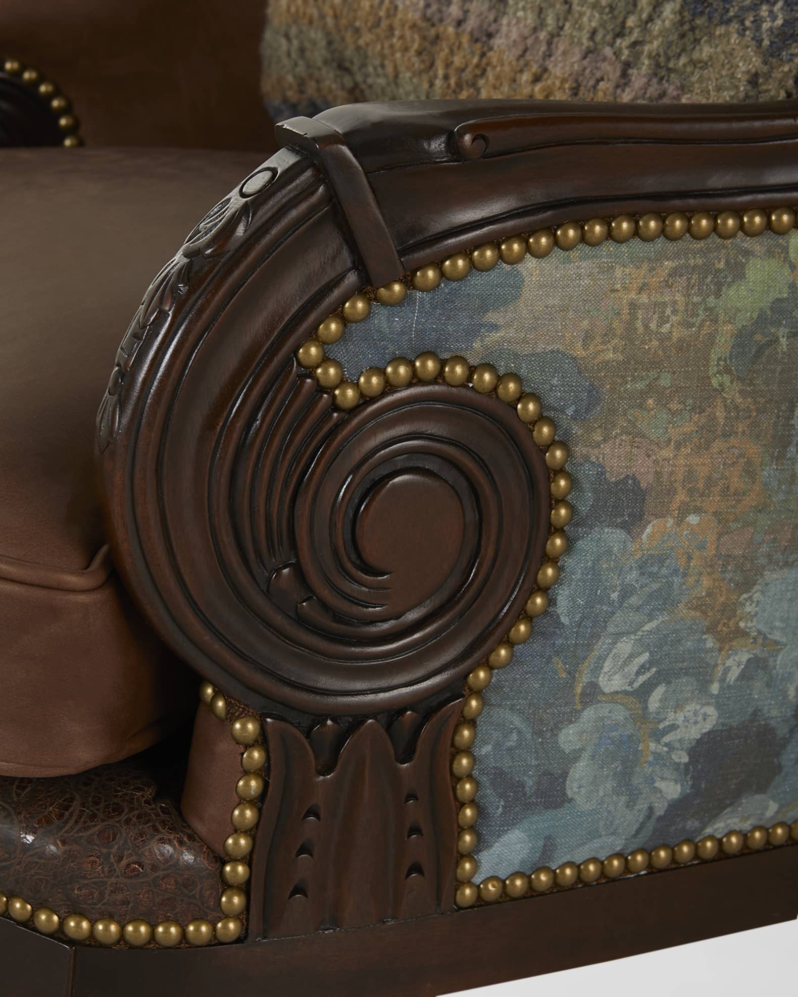 Massoud Virgil Wingback Chair | Neiman Marcus