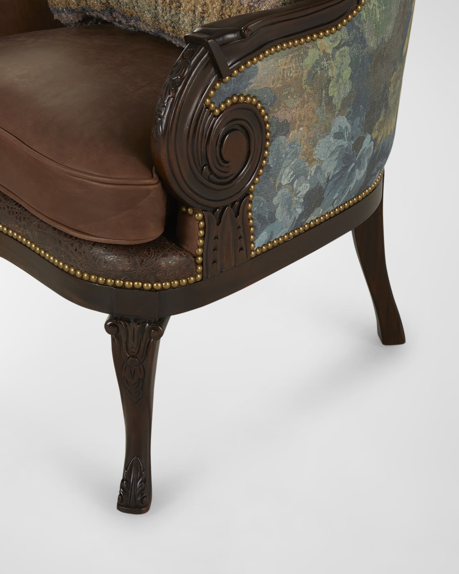 Massoud Virgil Wingback Chair | Neiman Marcus