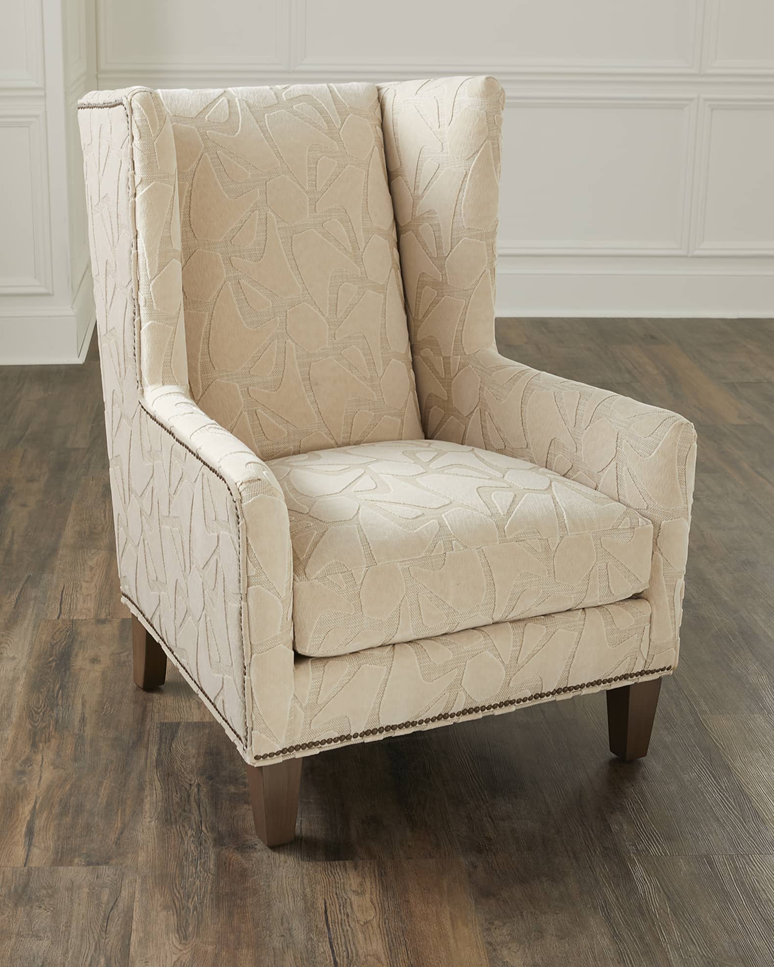 Massoud Raye Wing Chair | Neiman Marcus
