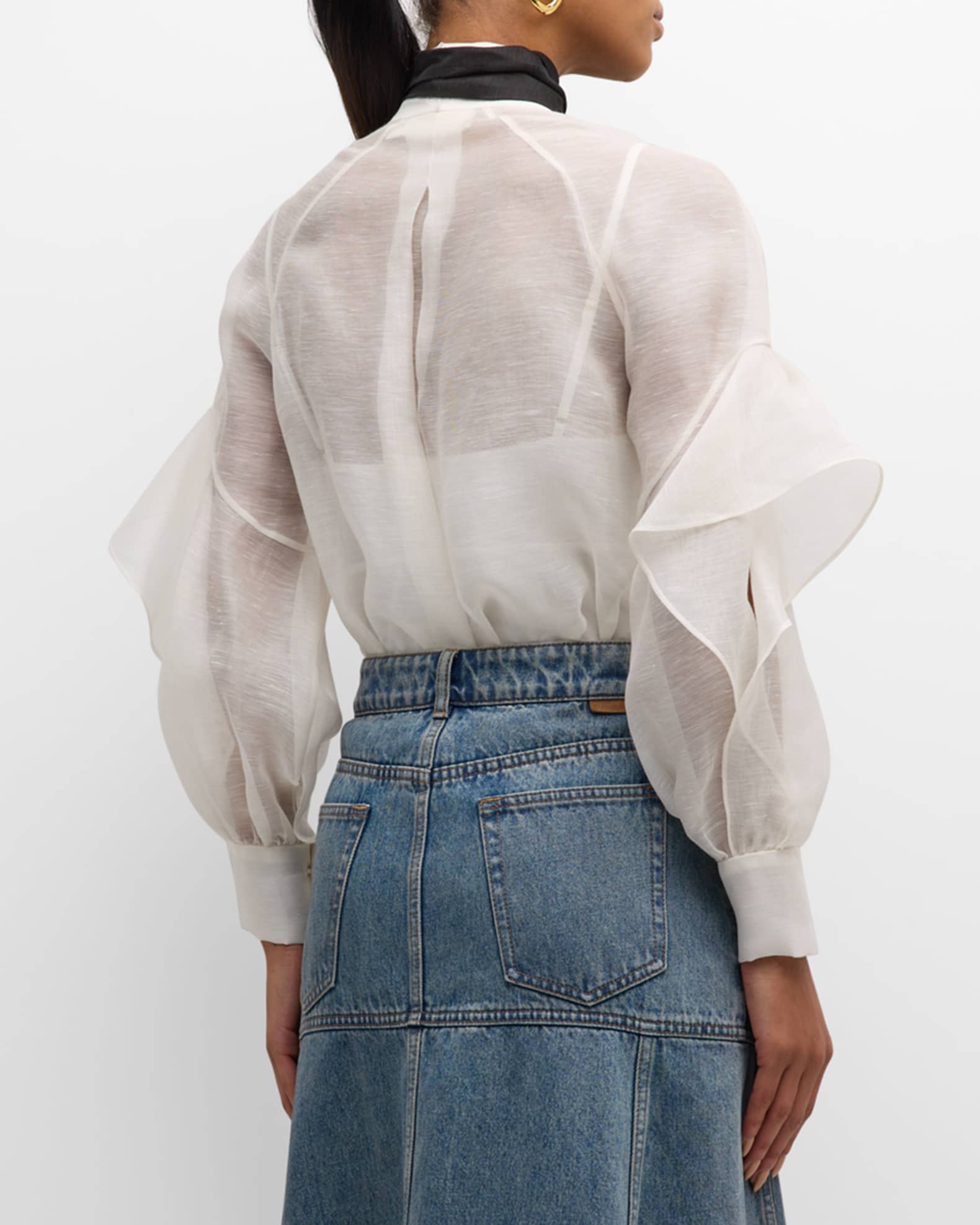 Zimmermann Illustration Waterfall Shirt | Neiman Marcus